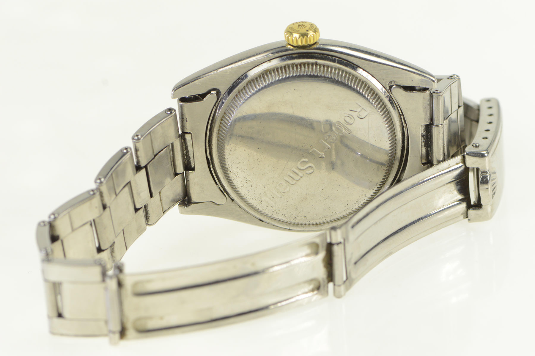 Rolex Bubble Back Oyster Perpetual Vintage 6105 1950s Watch - Men's ...