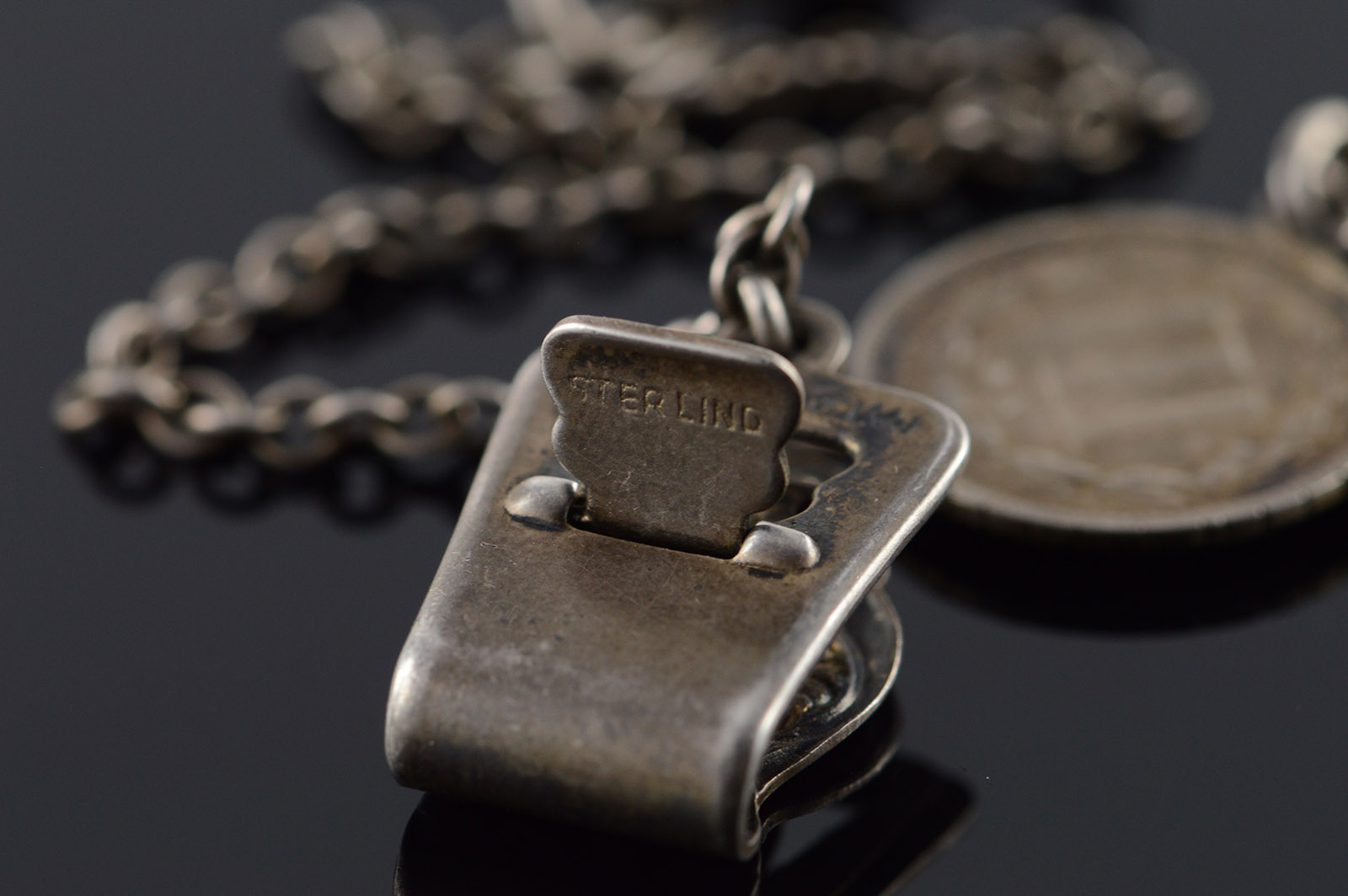 Silver 1860's-1910 US Canadian Coin Watch Fob | Property Room