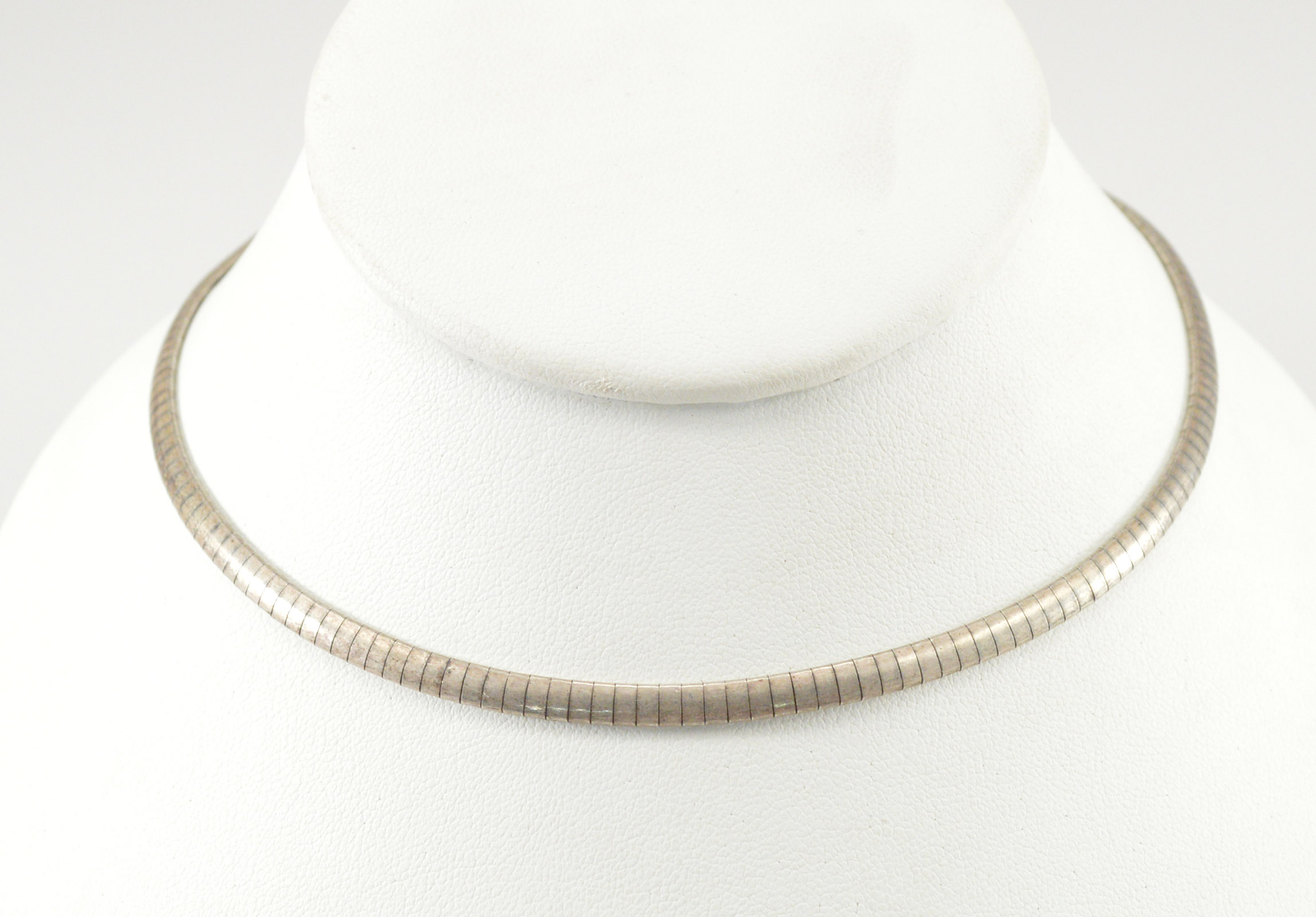 Solid Silver Cocoon Chain 15.75" Sterling Necklace 17.9g Marked 925 ...