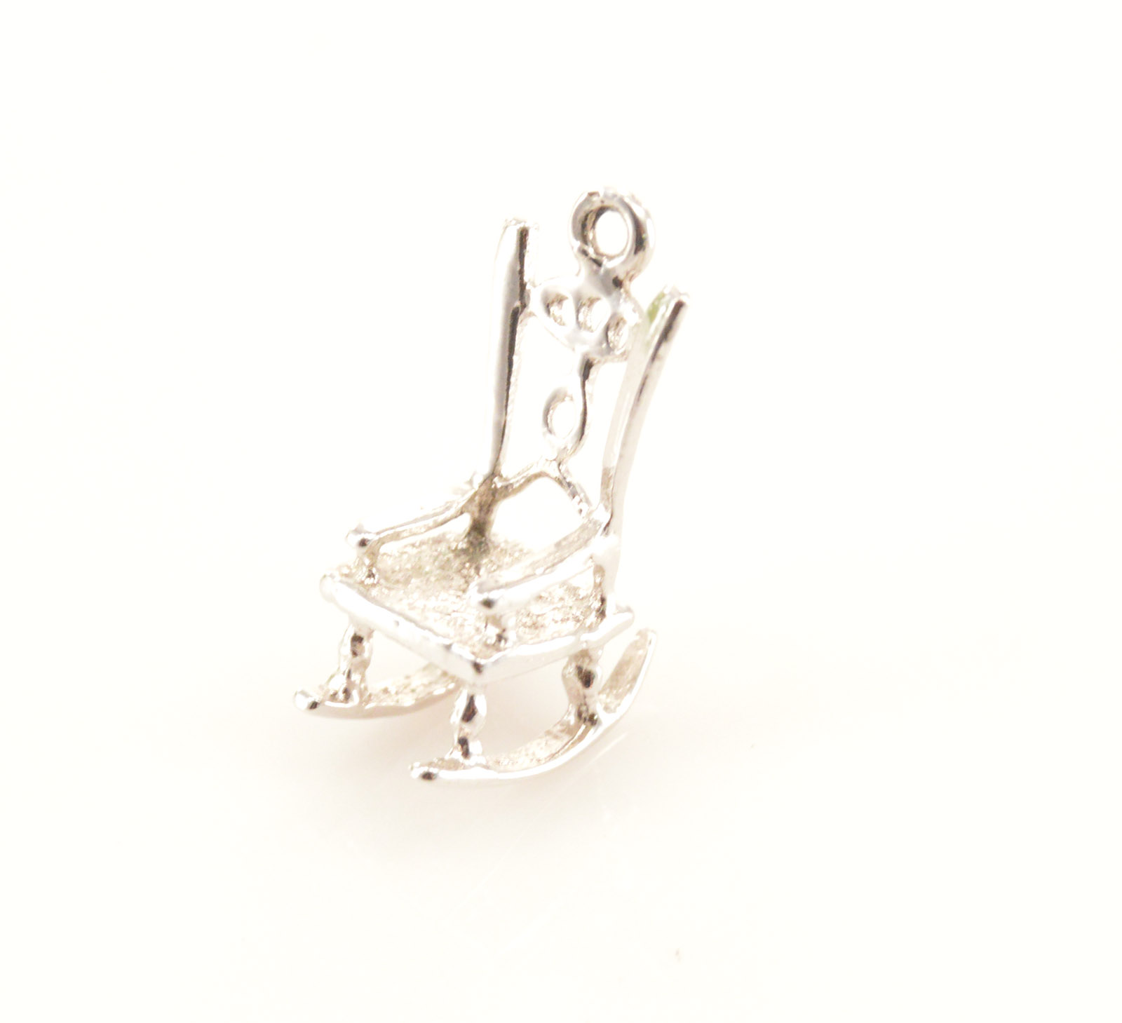 Solid Silver Petite Rocking Chair Sterling Charm/Pendant 0.8g Marked ...