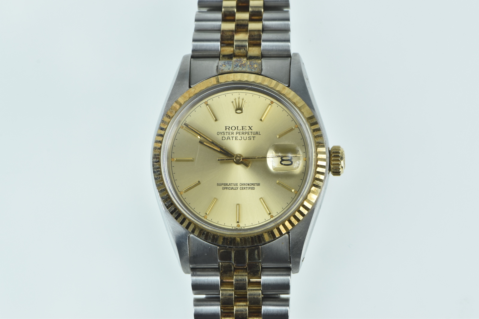 Stainless / 14k Rolex Datejust 36mm 16013 Watch - Men's | Property Room