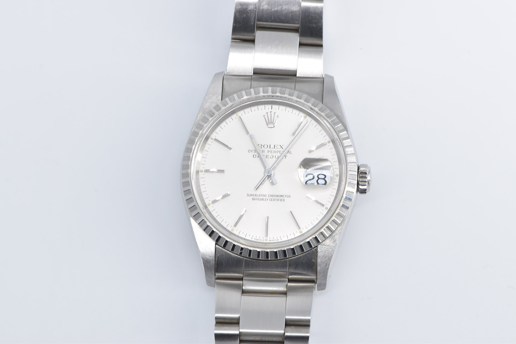 Stainless Rolex Datejust 36mm 16220 Watch - Men's | Property Room