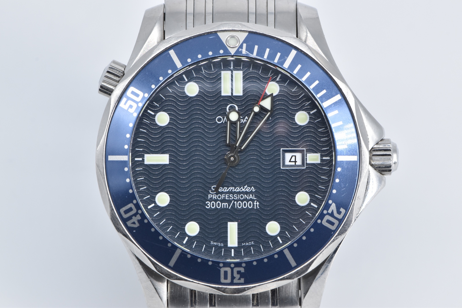 Stainless Steel Omega Seamaster 300m Quartz 2541.80 Watch - Men's ...