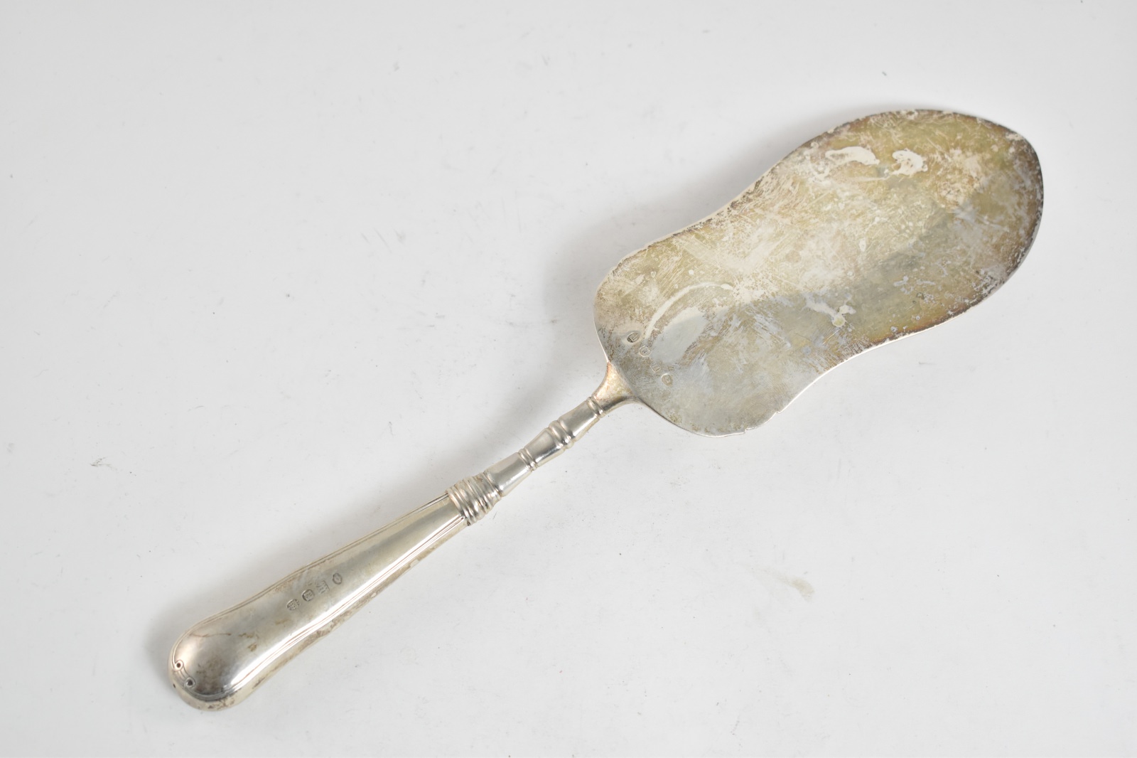 Sterling Silver 1850's Danish Cake Pie Serving | Property Room