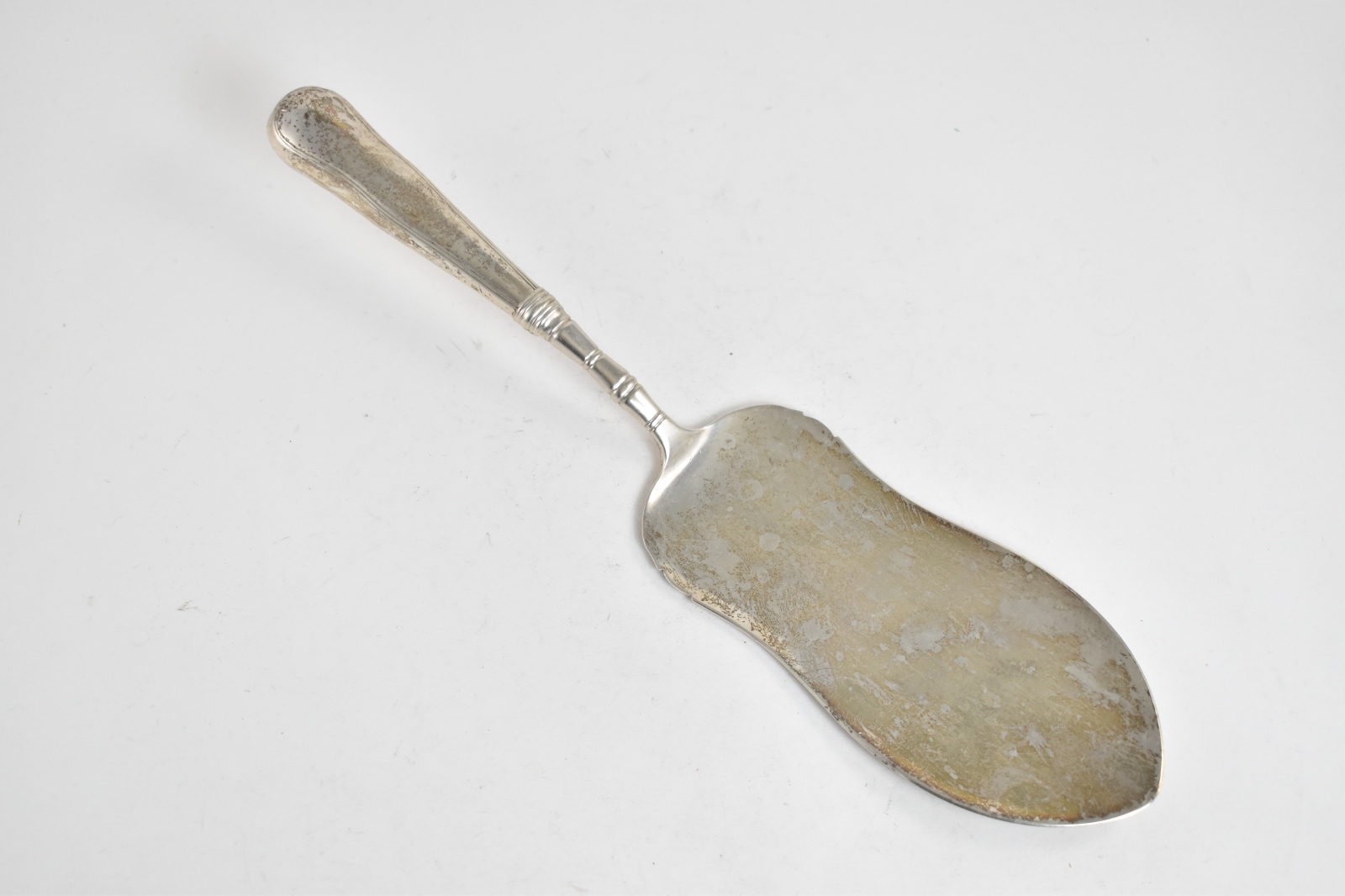 Sterling Silver 1850's Danish Cake Pie Serving | Property Room