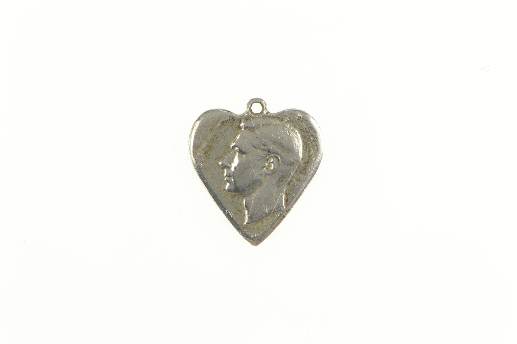 Sterling Silver 1943 Australian Coin Love Token Heart Charm/Pendant ...