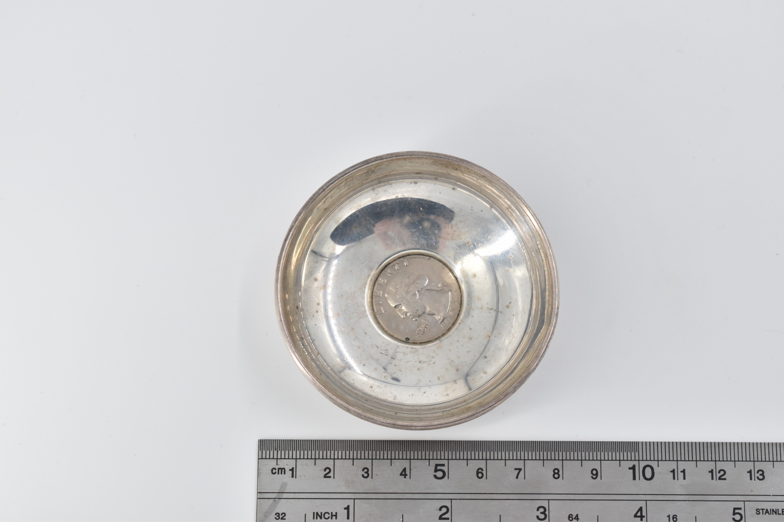 Sterling Silver 1965 US Quarter B&M Sterling Mini Dish Bowls | Property ...