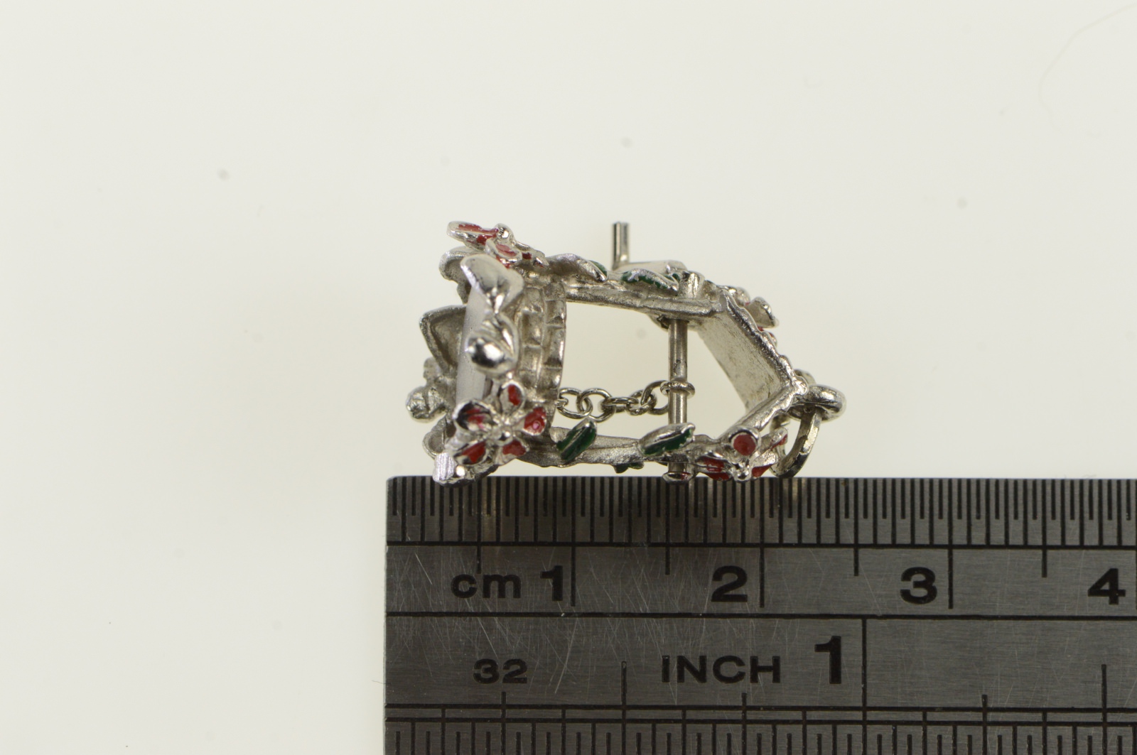 Sterling Silver 3D Articulated Heart Wishing Well Love Charm/Pendant ...
