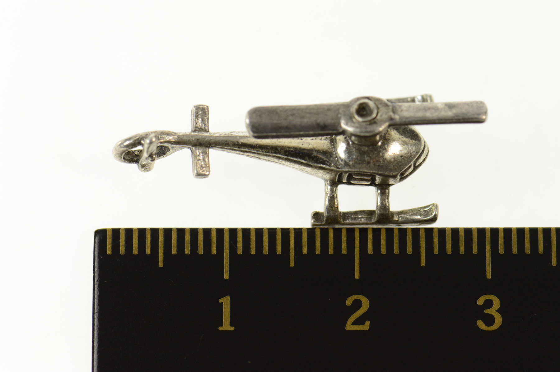 Sterling Silver 3D Articulated Helicopter Travel Charm/Pendant ...
