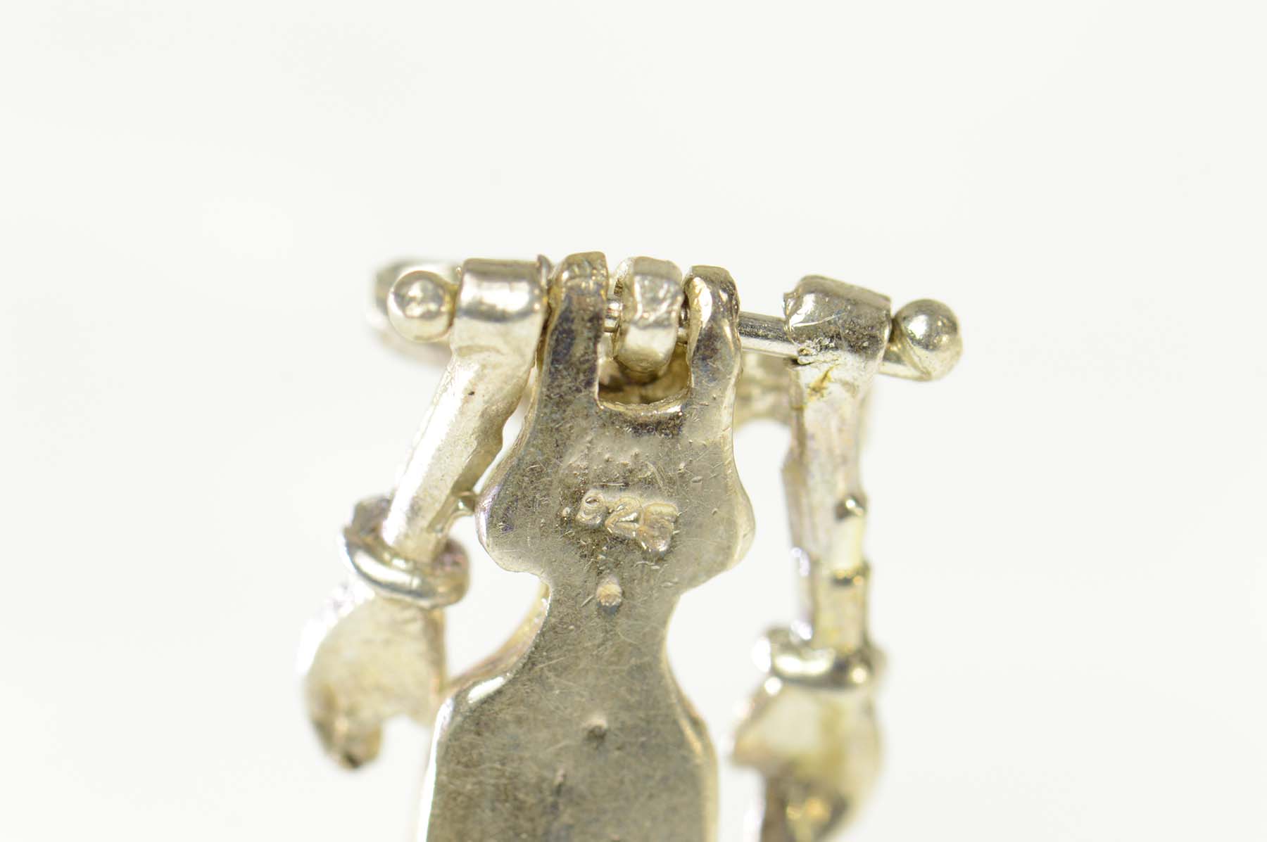 Sterling Silver 3D Articulated Olive Oyl Popeye Puppet Charm/Pendant ...