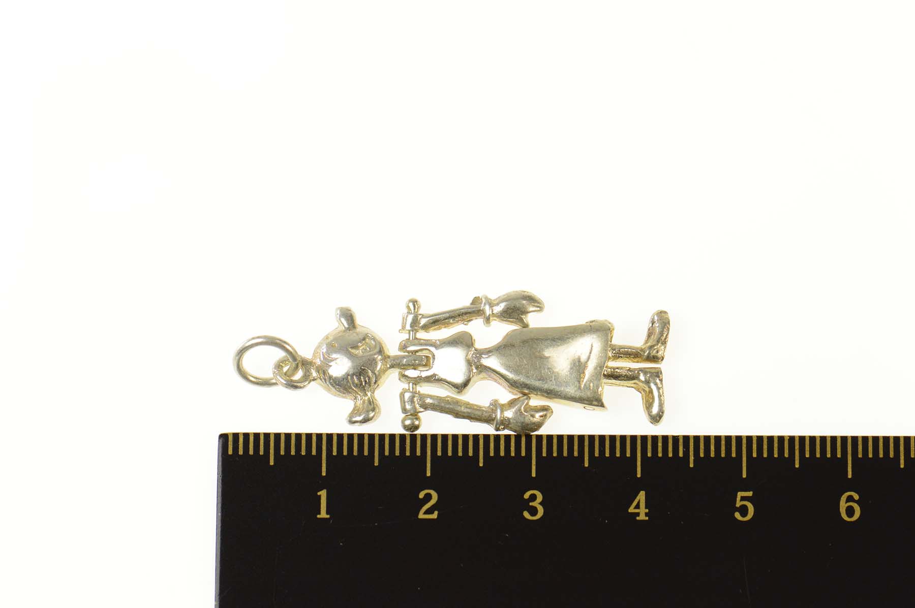 Sterling Silver 3D Articulated Olive Oyl Popeye Puppet Charm/Pendant ...