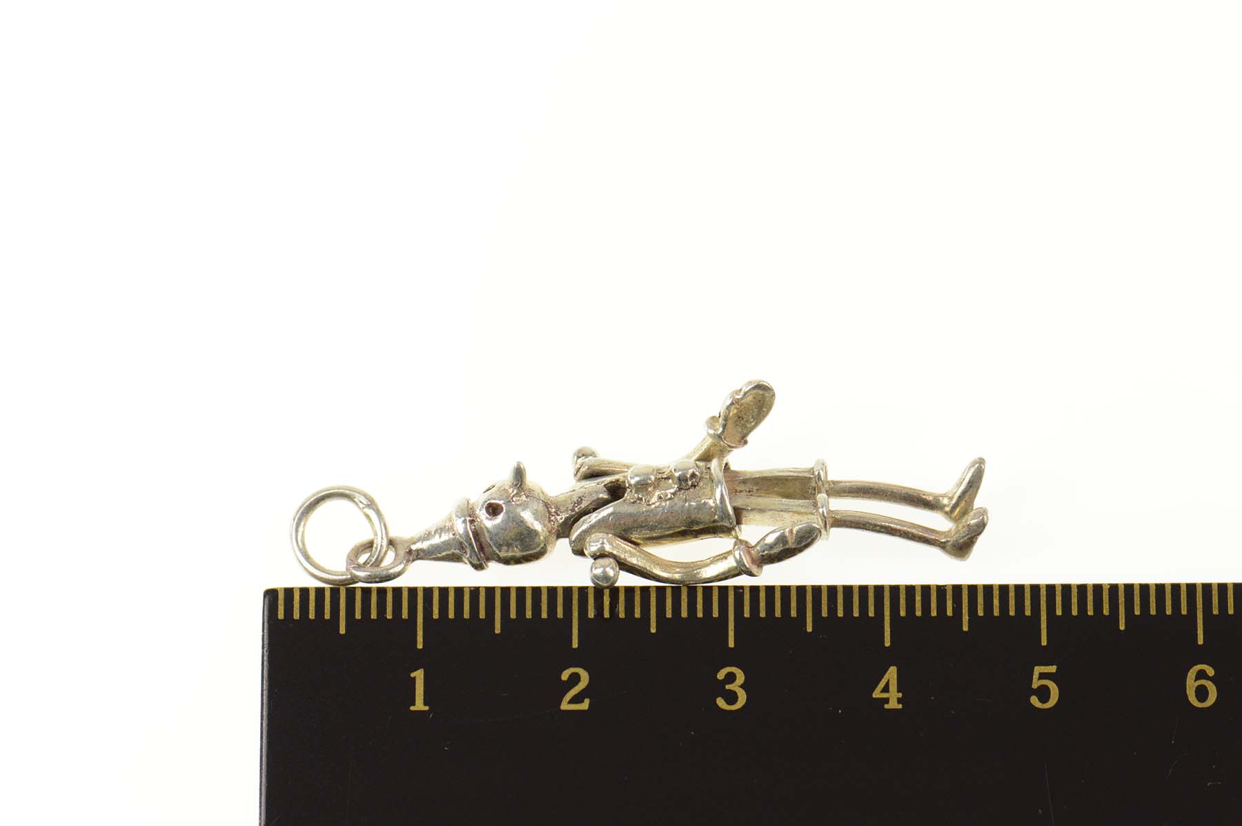 Sterling Silver 3D Articulated Pinocchio Wooden Puppet Charm/Pendant ...