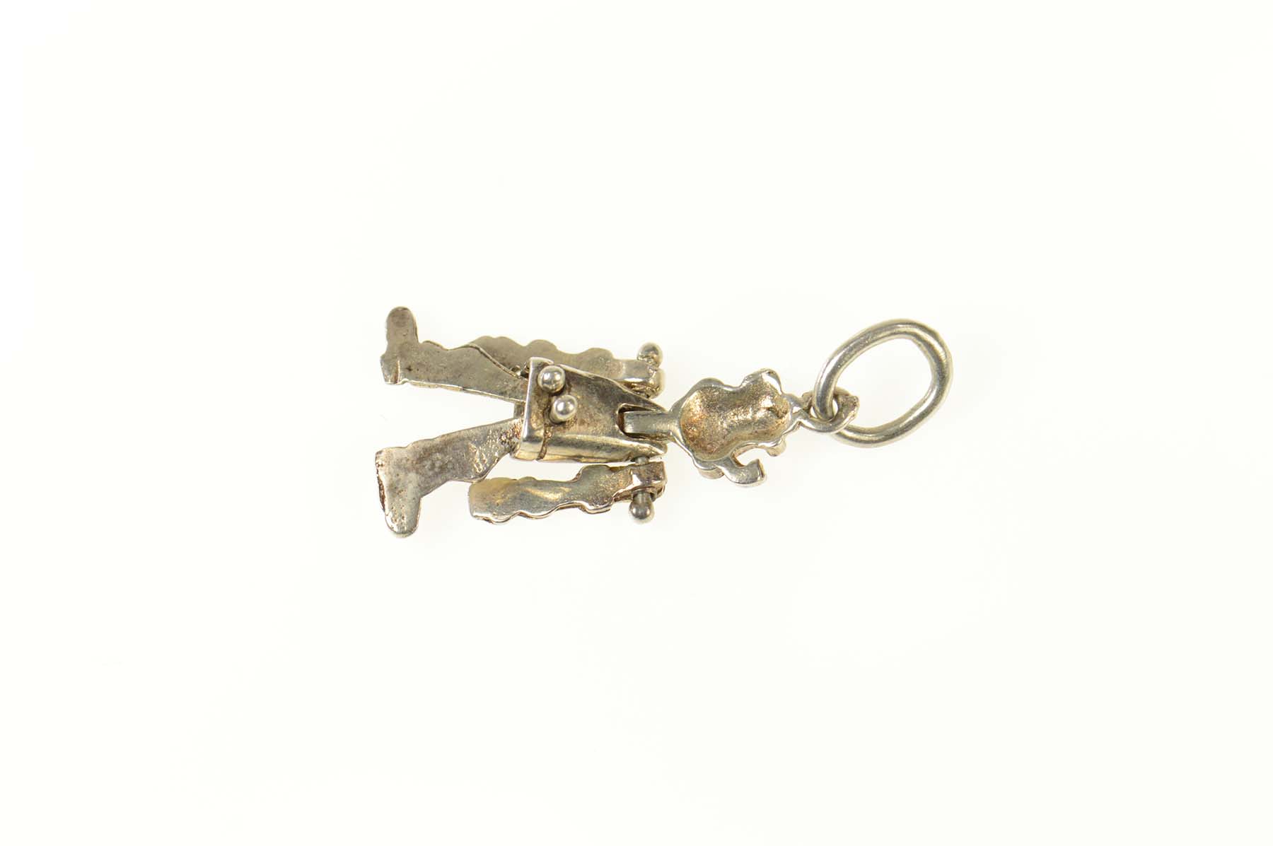 Sterling Silver 3D Articulated Popeye the Sailor Puppet Charm/Pendant ...
