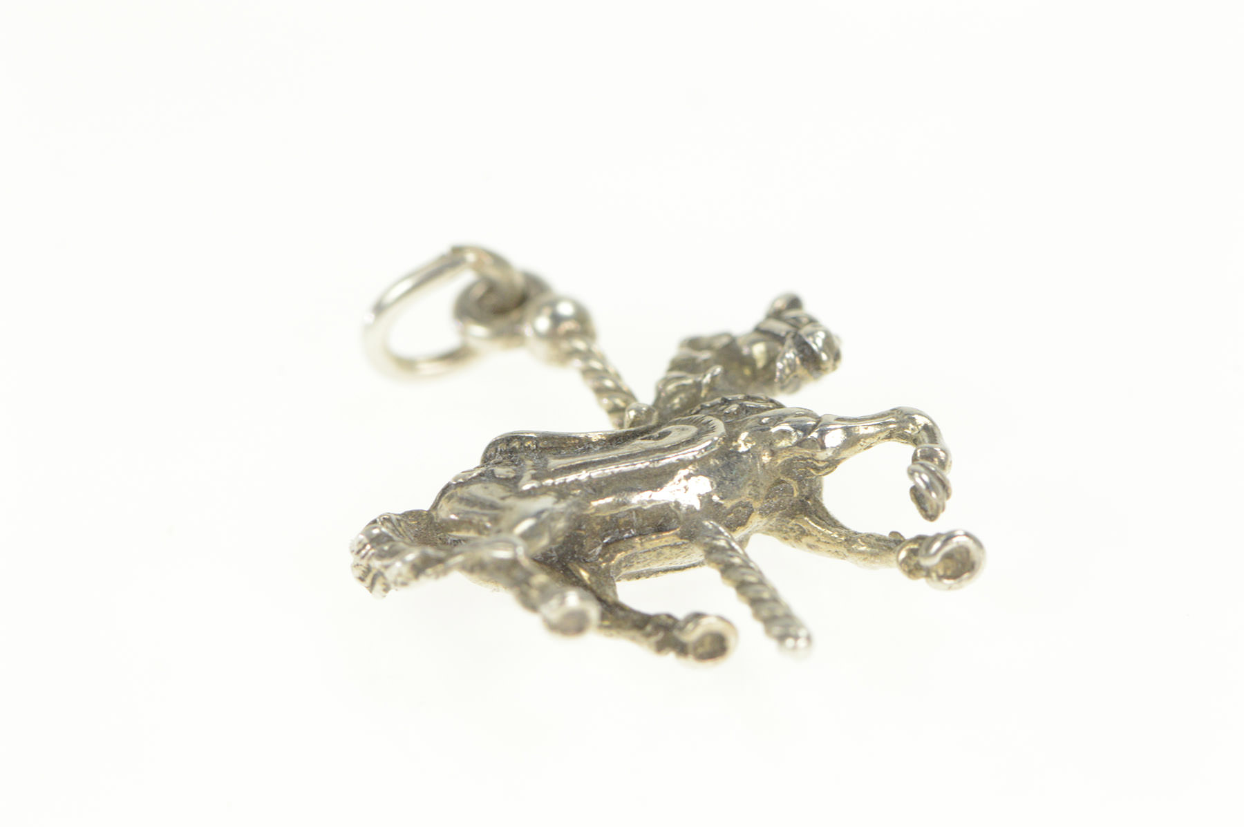 Sterling Silver 3D Carousel Horse Carnival Charm/Pendant | Property Room