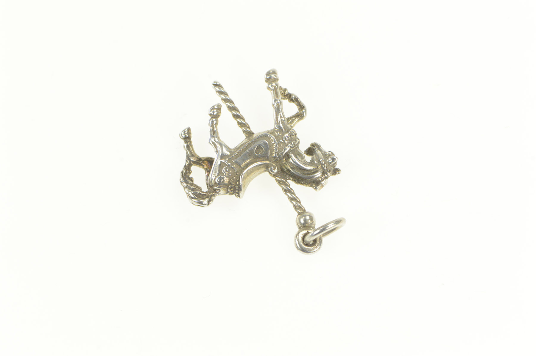 Sterling Silver 3D Carousel Horse Carnival Charm/Pendant | Property Room