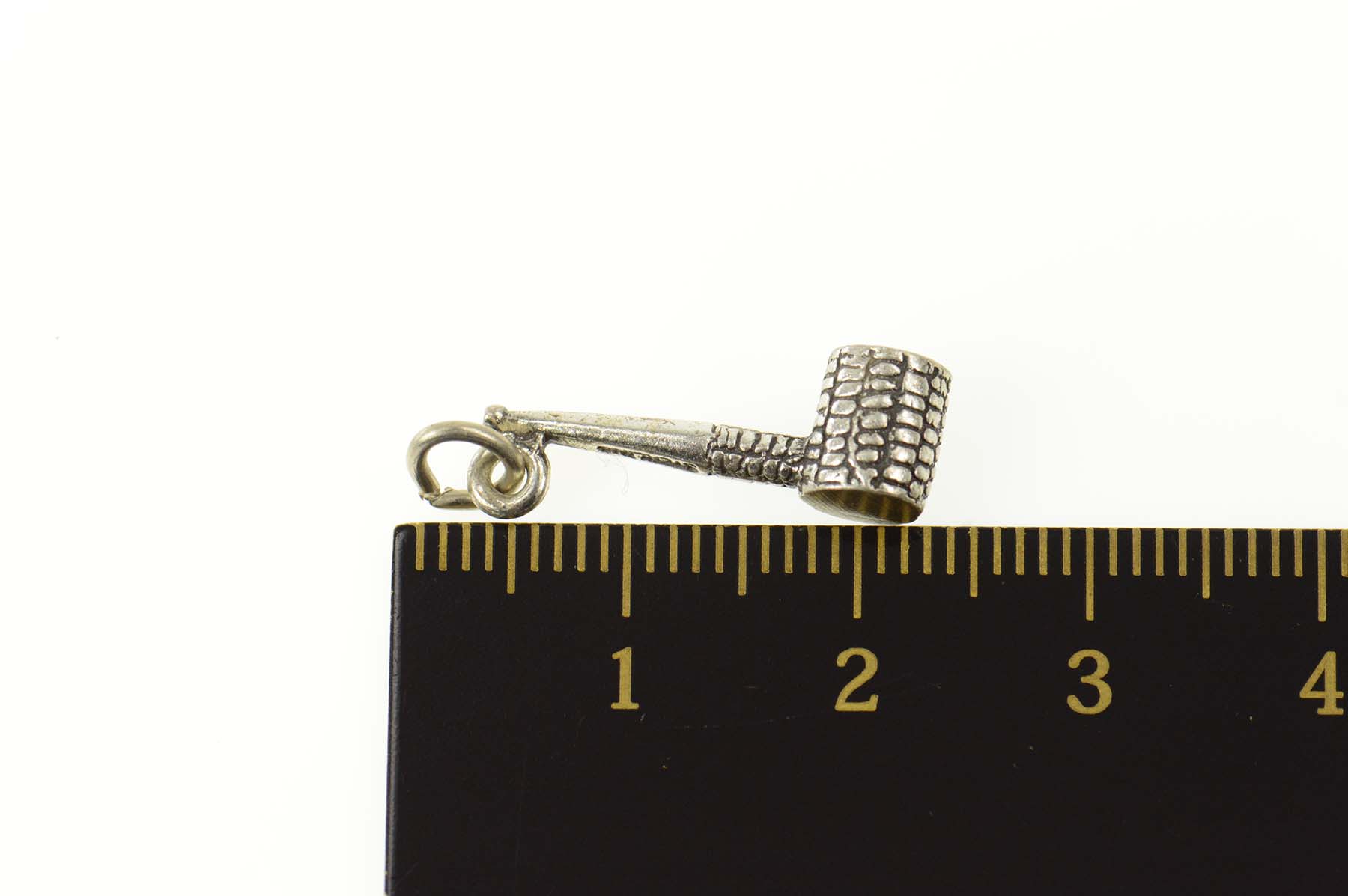 Sterling Silver 3D Corn Cob Tobacco Pipe Smoking Charm/Pendant ...