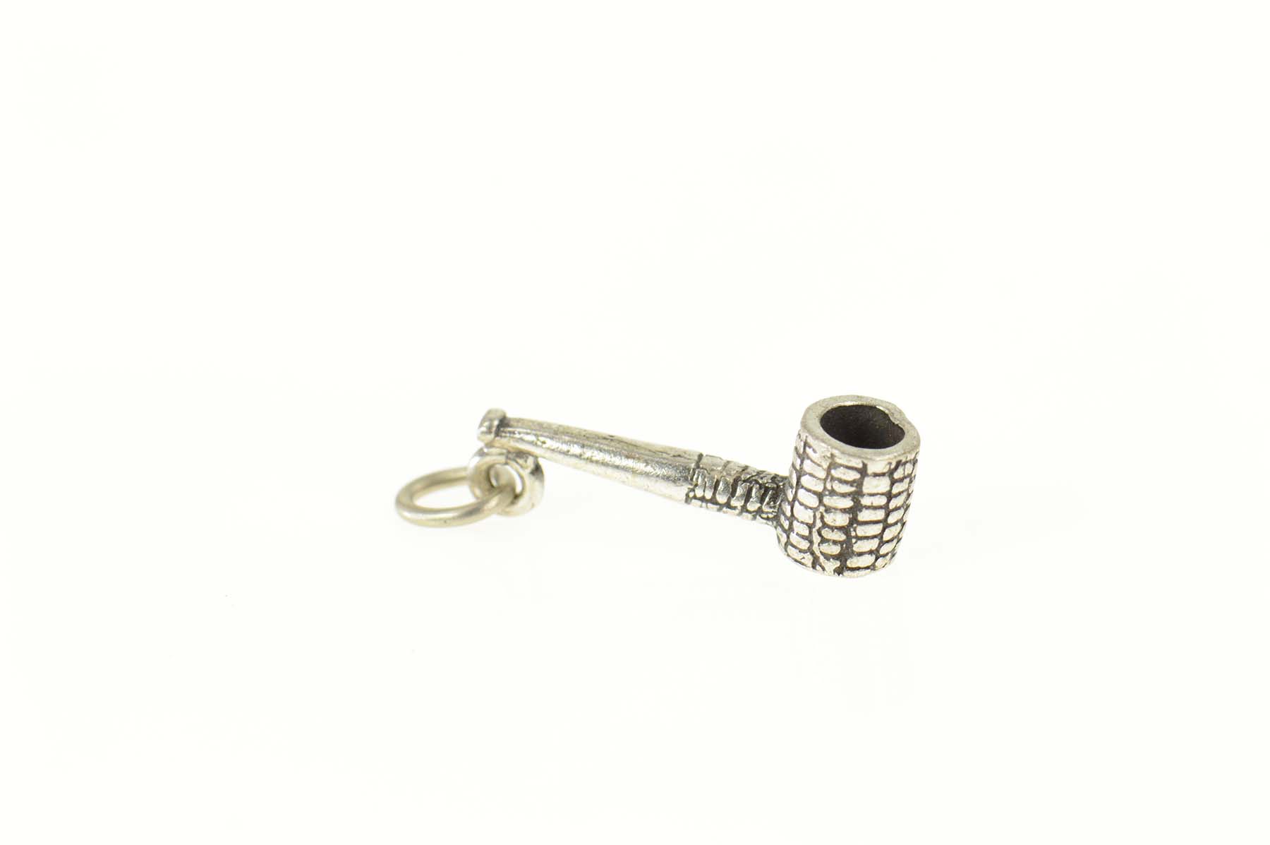 Sterling Silver 3D Corn Cob Tobacco Pipe Smoking Charm/Pendant ...