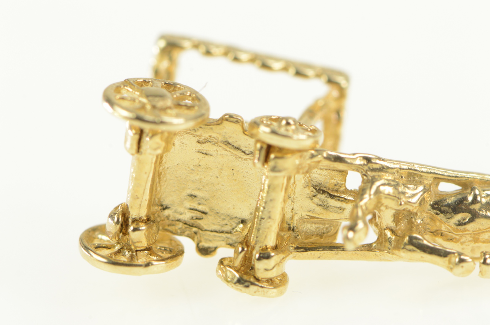 Sterling Silver 3D Horse Drawn Carriage Chariot Charm/Pendant ...