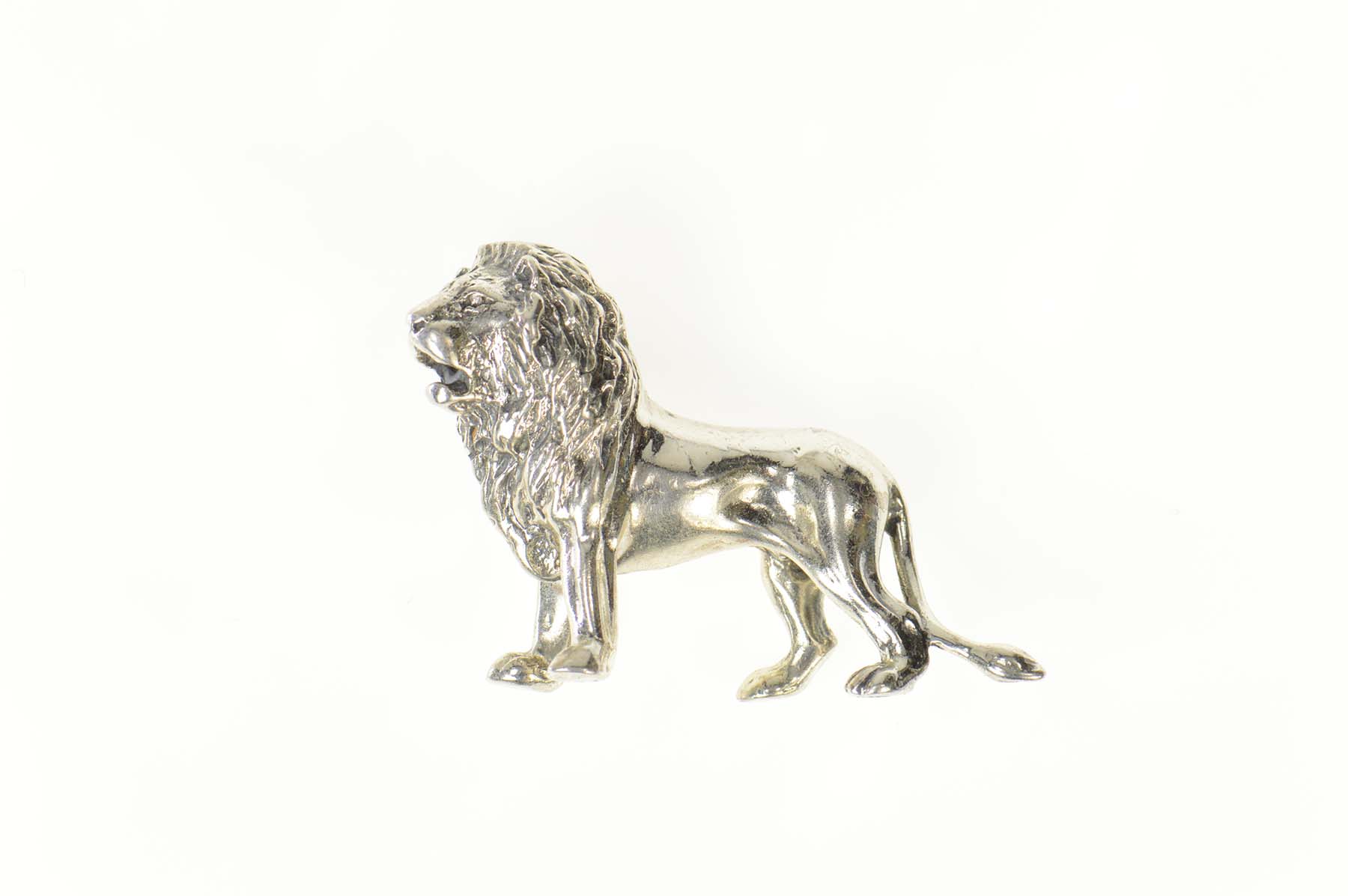 Sterling Silver 3D Lion Mane African Big Cat Animal Figurine | Property ...