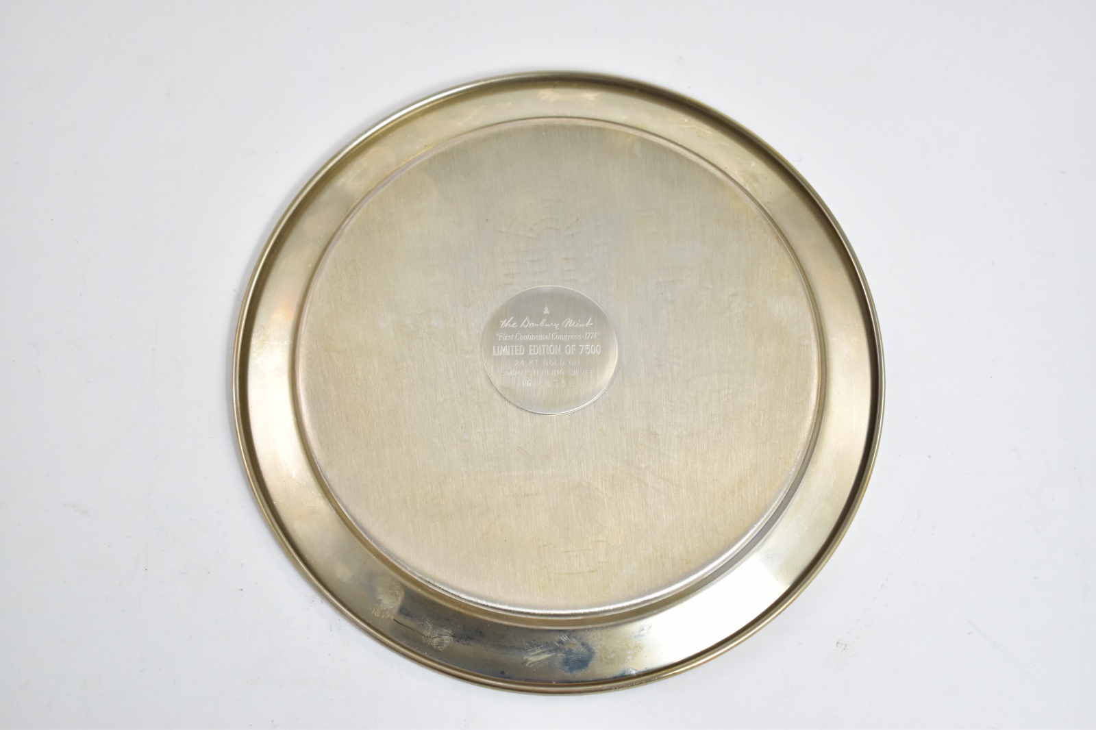 Sterling Silver American Bicentennial First Continental Congress Plate ...