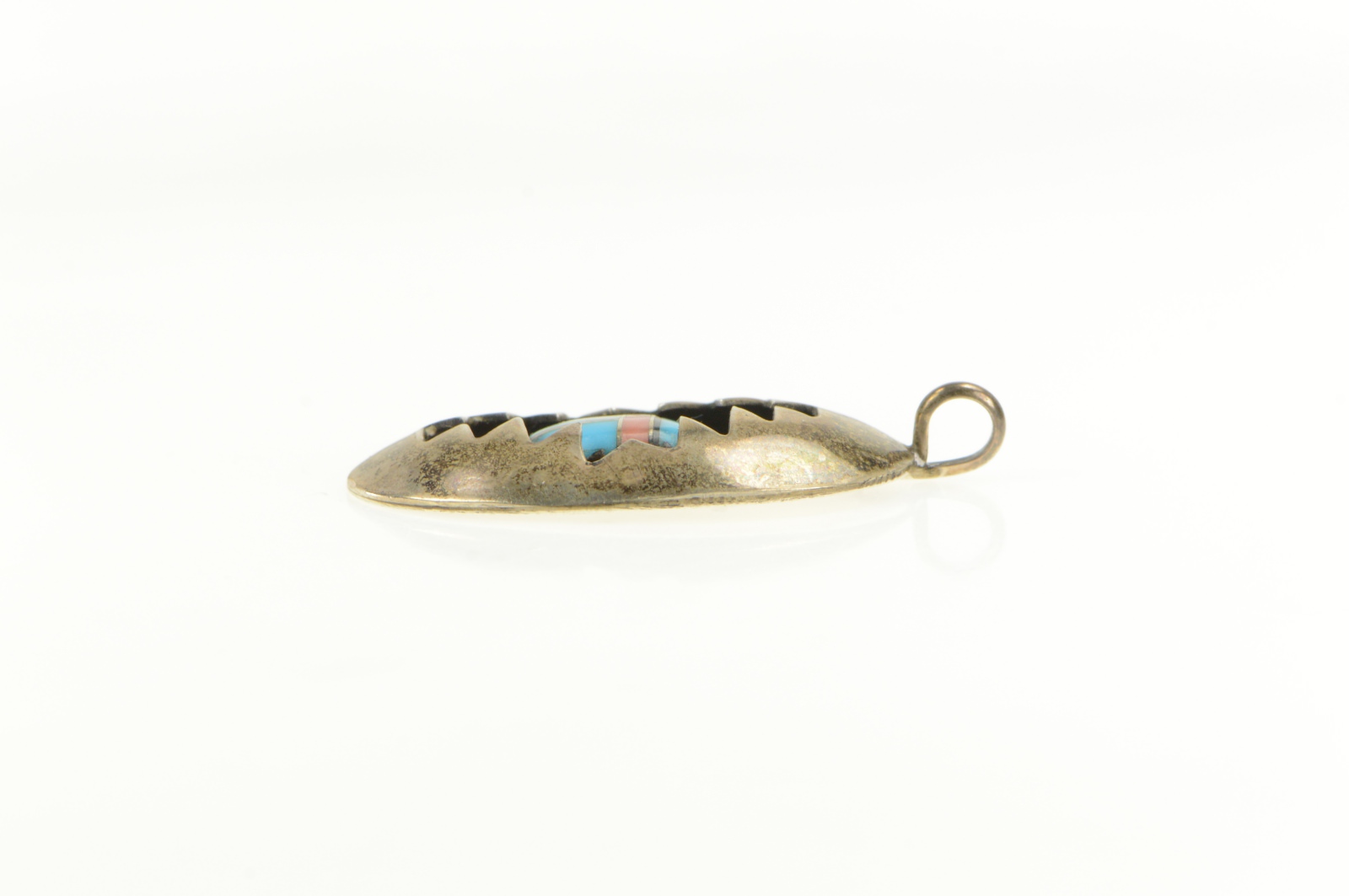 Sterling Silver Andrew Henry Native American Navajo Oval Pendant ...
