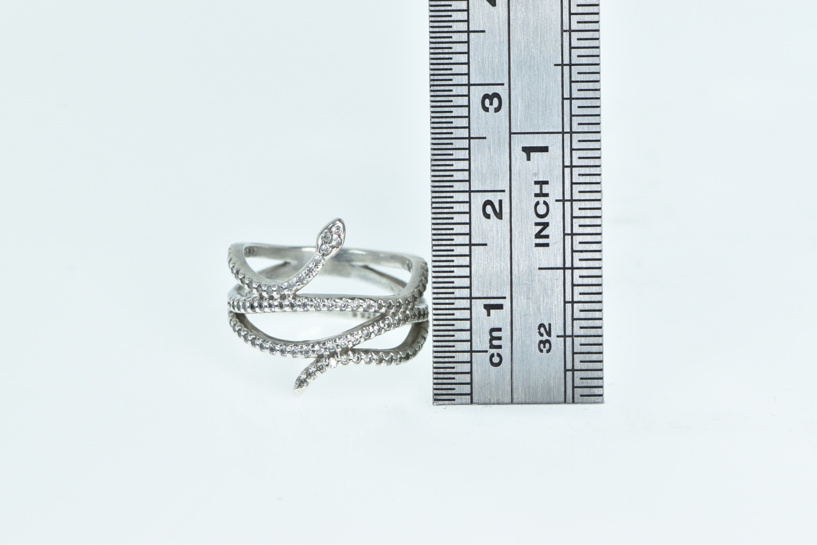 Sterling Silver Authentic Pandora Swirling Snake Serpent Ring, Size 5.5 ...