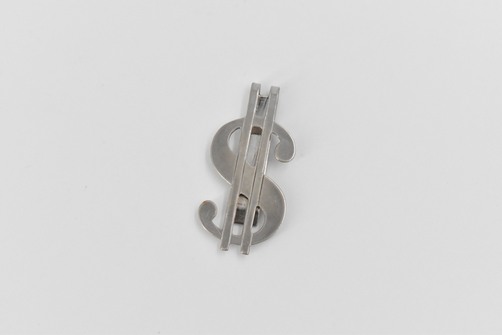 Sterling Silver Avedon Dollar Sign $ Money Cash Bill Fold Money Clip ...