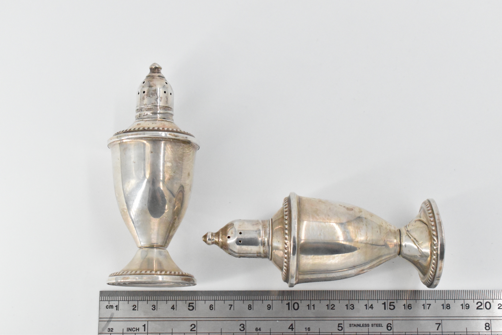 Sterling Silver Duchin Creation Weighted Salt Pepper Shaker Set (2 pcs ...