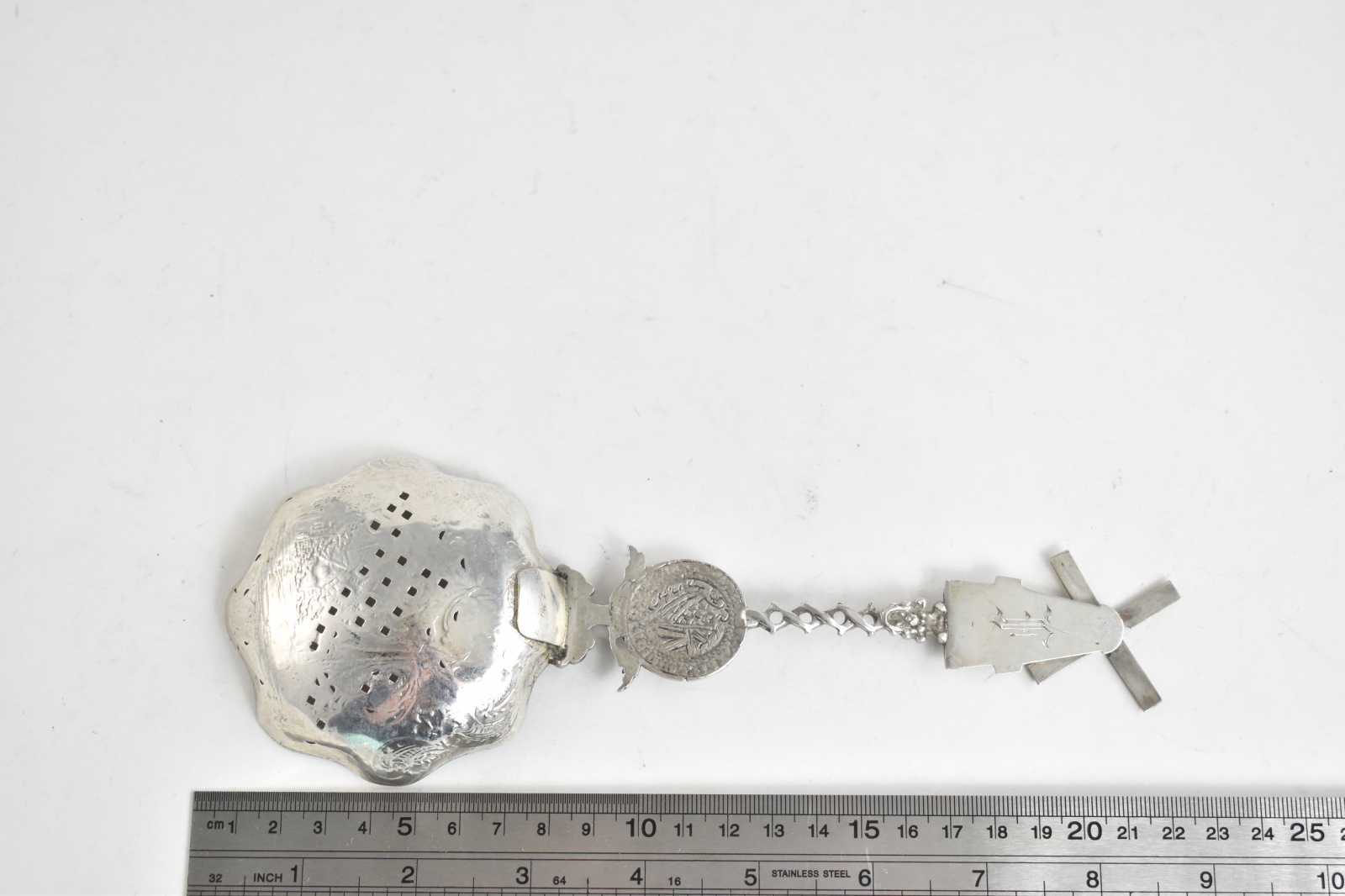 Sterling Silver Elaborate Dutch Village Scene Articulated Wind Mill ...