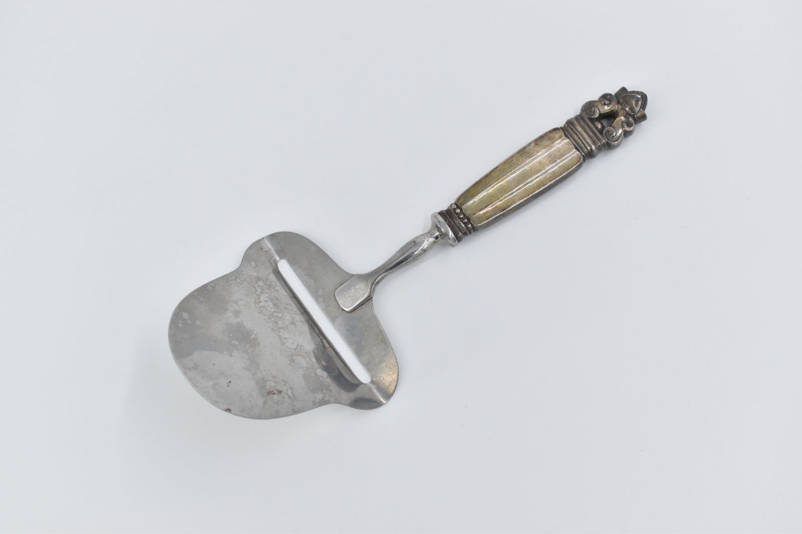 Sterling Silver Georg Jensen Acorn Cheese Plane Slice Slicer | Property ...