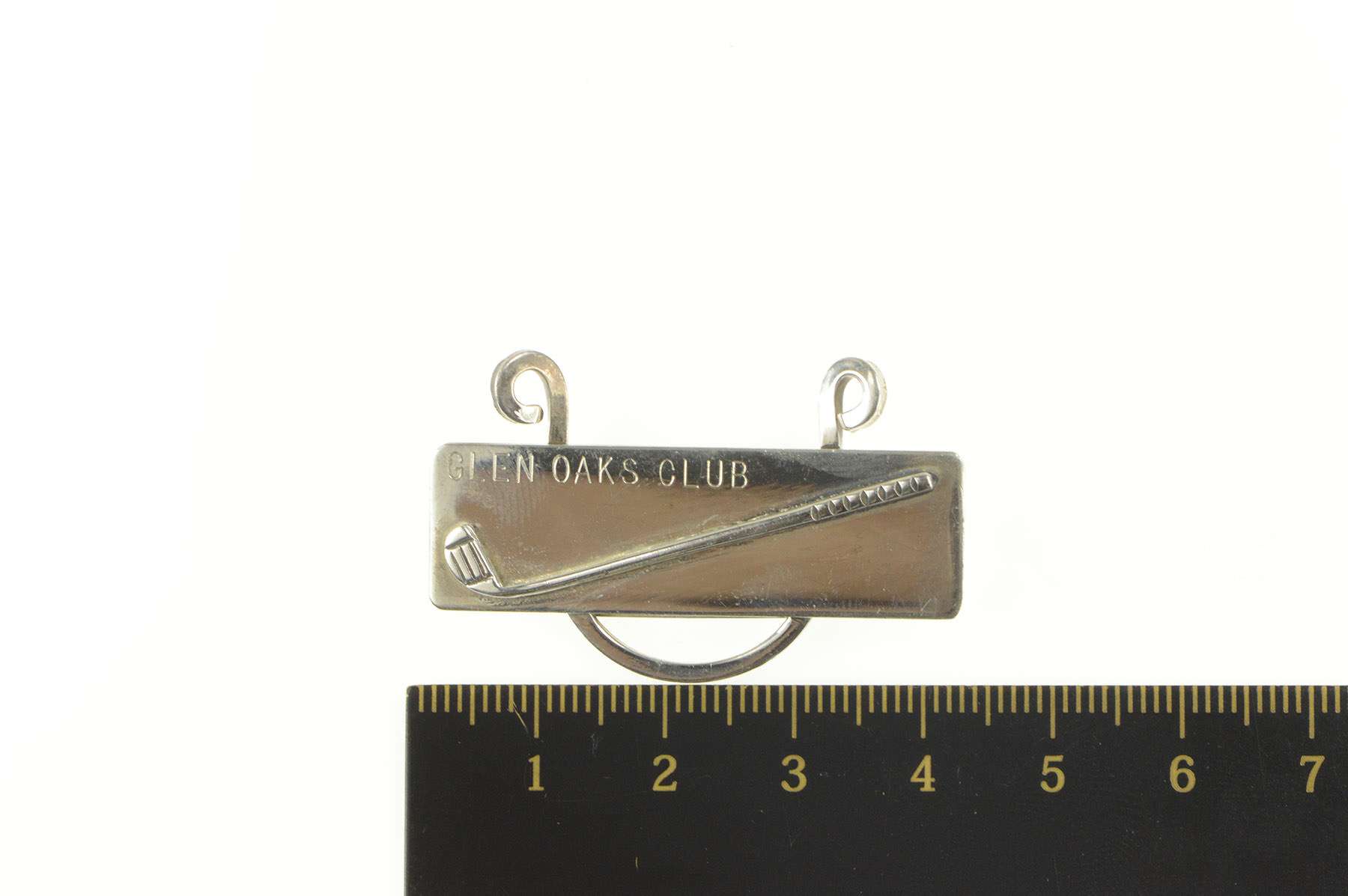 Sterling Silver Glen Oaks Club Golf Putter Bar Golfer Pin/Brooch ...