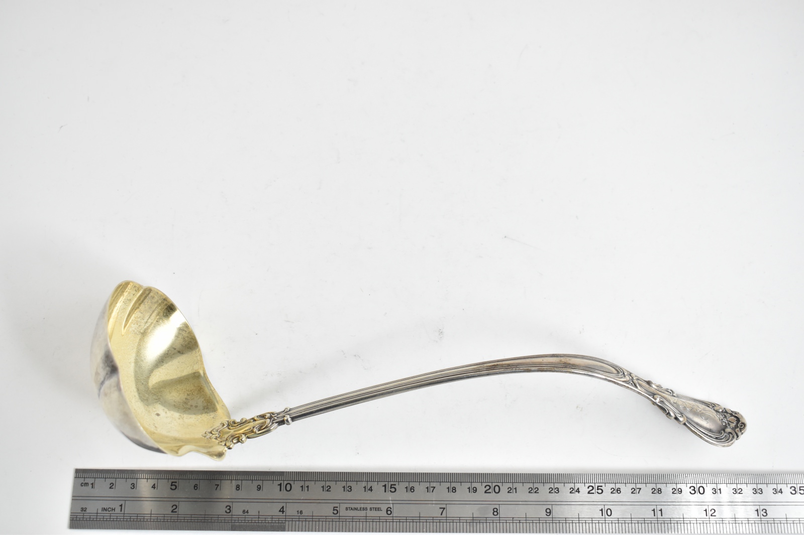 Sterling Silver Gorham Chantilly Maier & Berkele Large Solid Soup Ladle ...