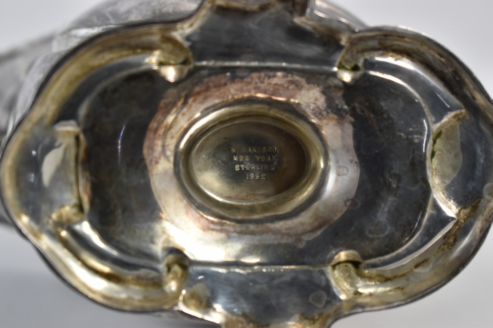 Sterling Silver Howard & Co 1852 Rococo Mace Engraved | Property Room