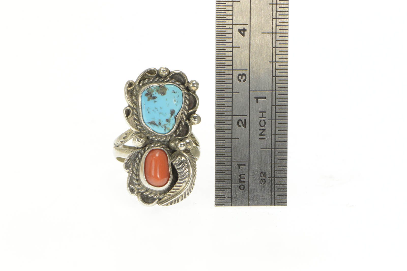 Sterling Silver Jerry & Wilma Begay Navajo Native American Ring, Size 7 ...