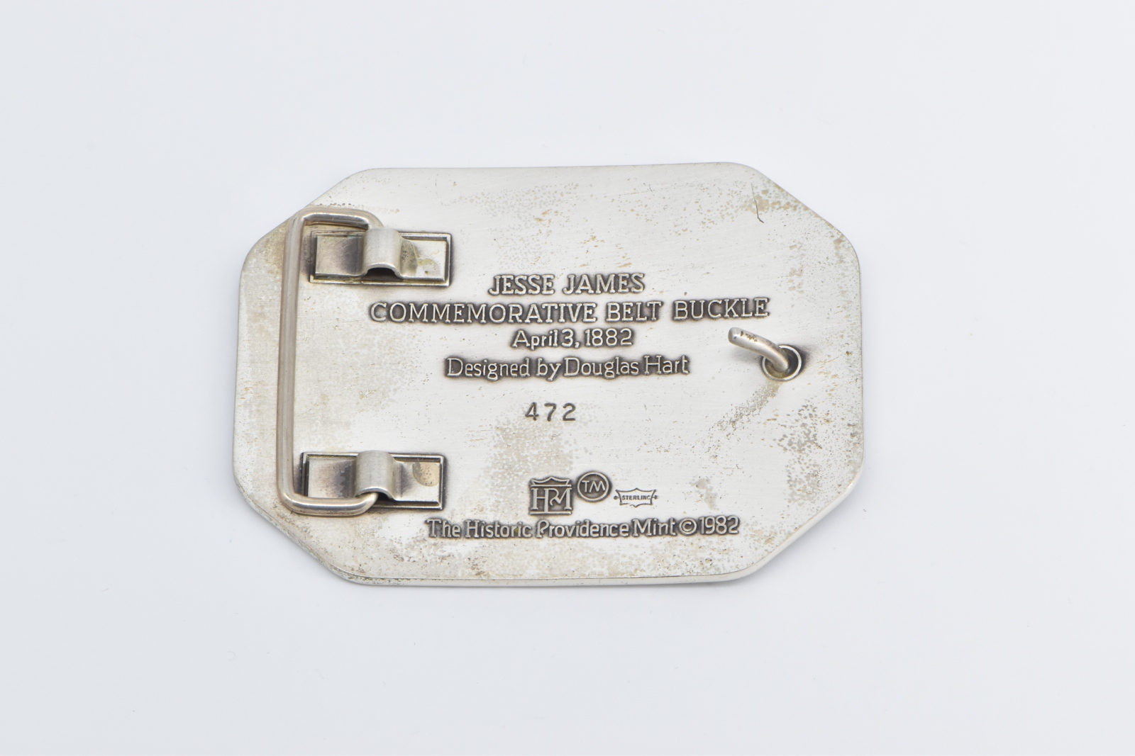 Sterling Silver Jesse James Commem. 100th Anniversary Belt Buckle ...