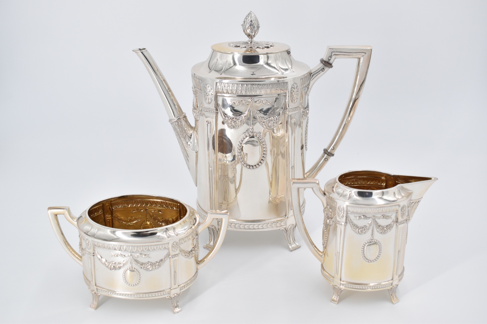 Sterling Silver Koch & Bergman Regal Tea Set 3pcs | Property Room