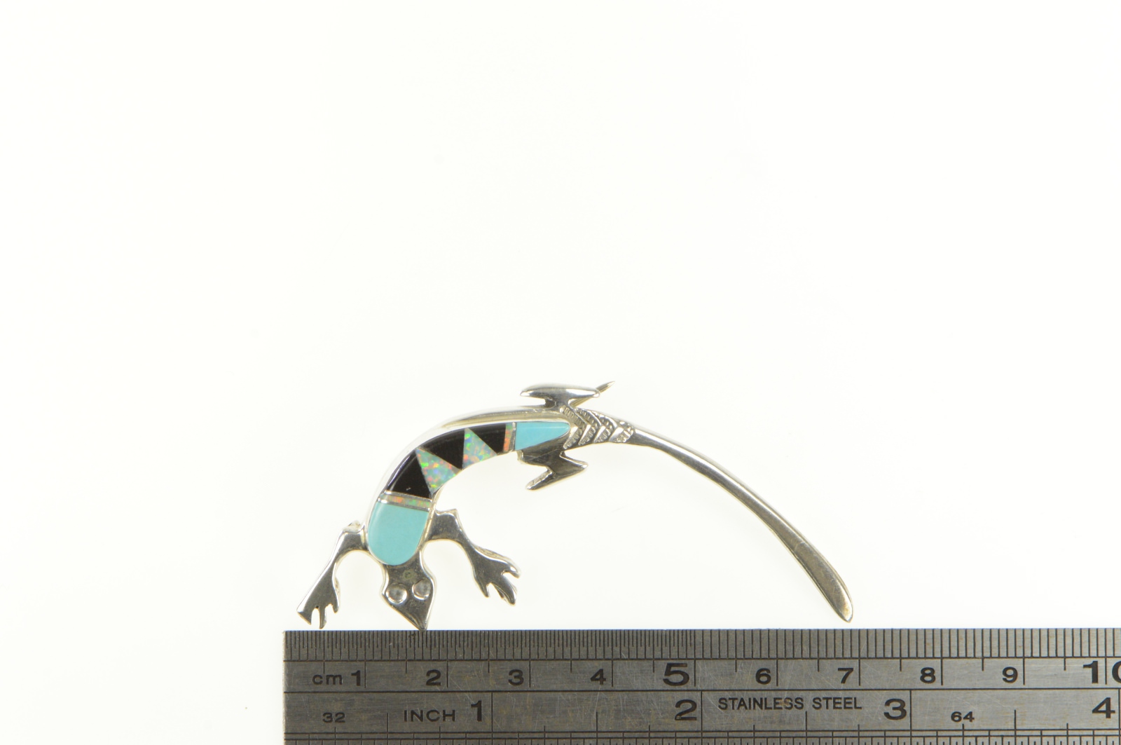 Sterling Silver Melissa Yazzie Navajo Native American Lizard Pin/Brooch ...