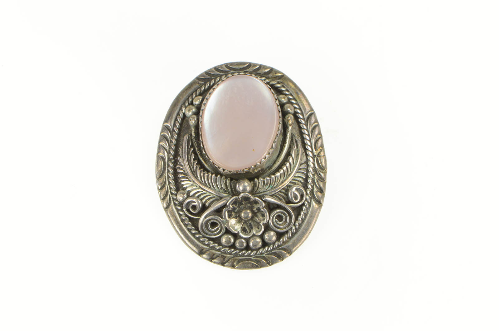 Sterling Silver Native American Florence Tahe Navajo Pendant/Pin ...