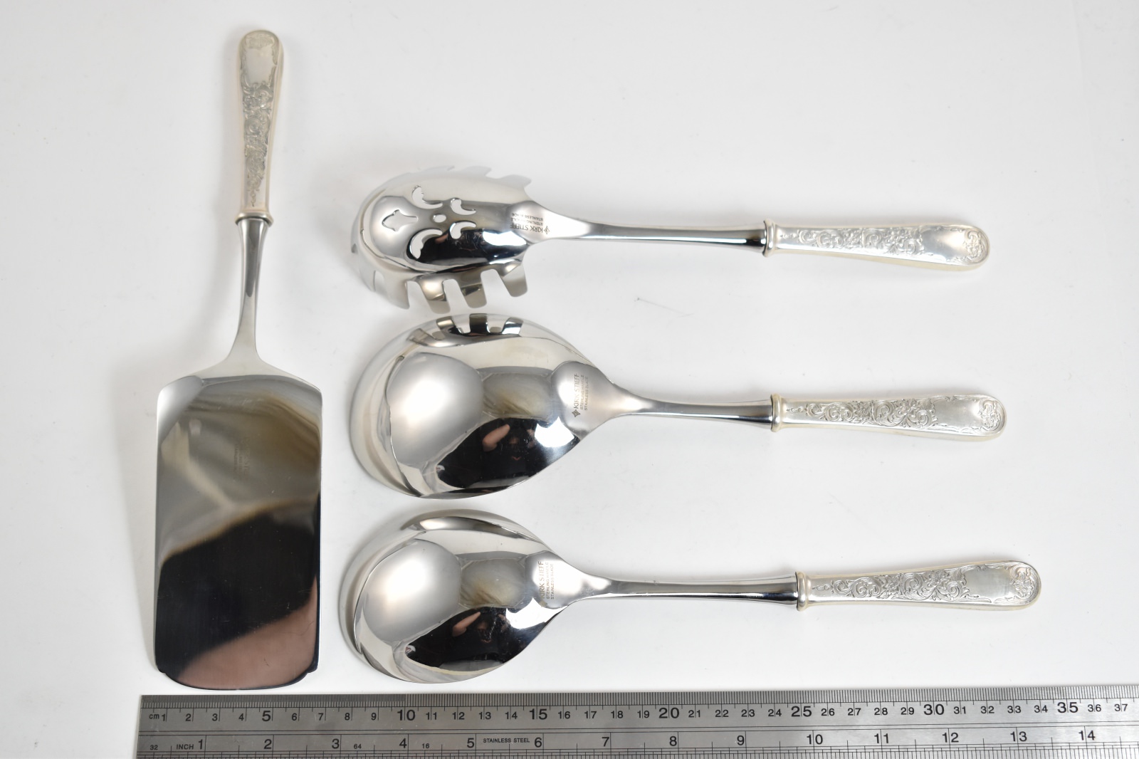 Sterling Silver Old Maryland Pasta & Lasagna Server Casserole Spoon Set ...