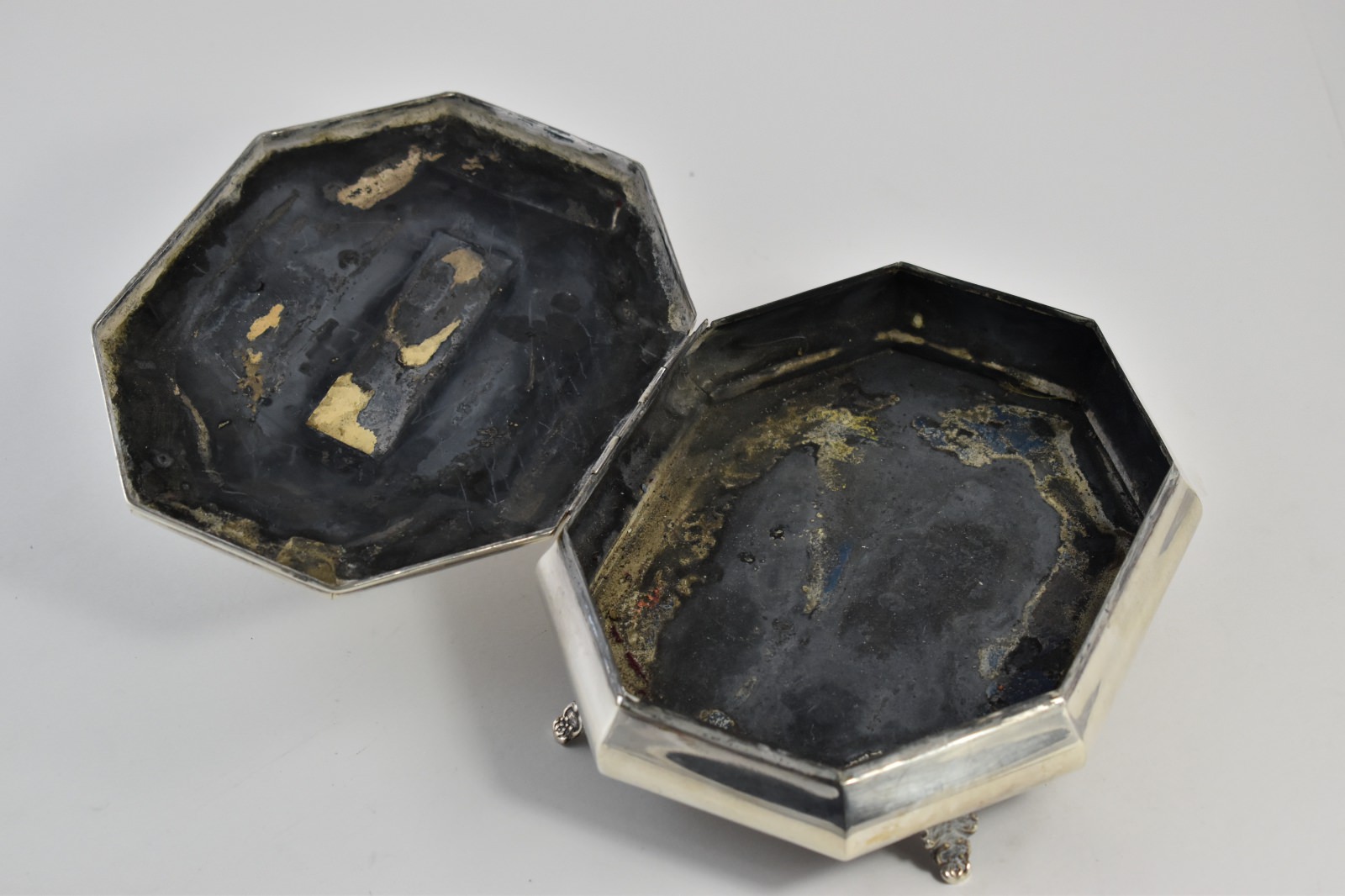 Sterling Silver Peruvian Plata Villa Ornate Scroll Trinket Box ...