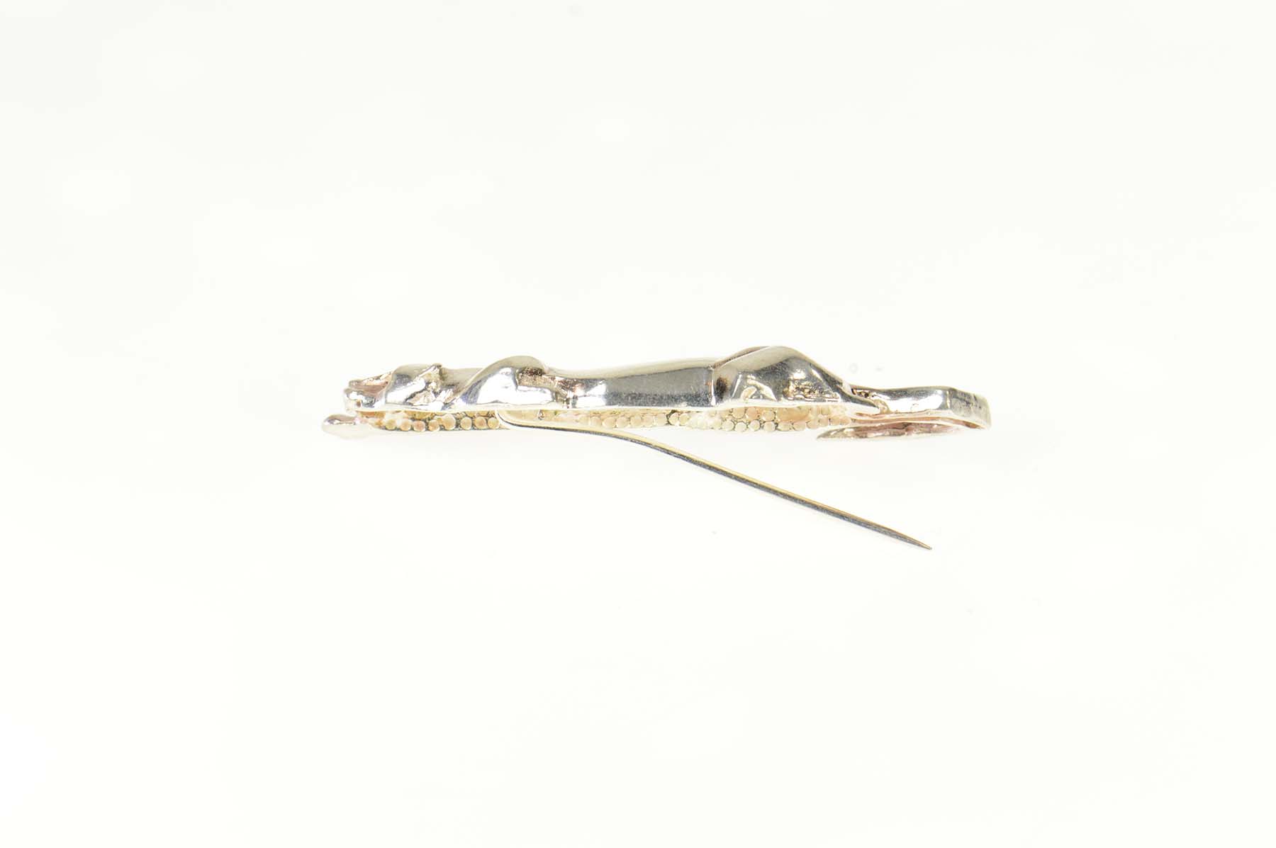 Sterling Silver Prowling Jaguar Panther Lioness Animal Stick Pin ...