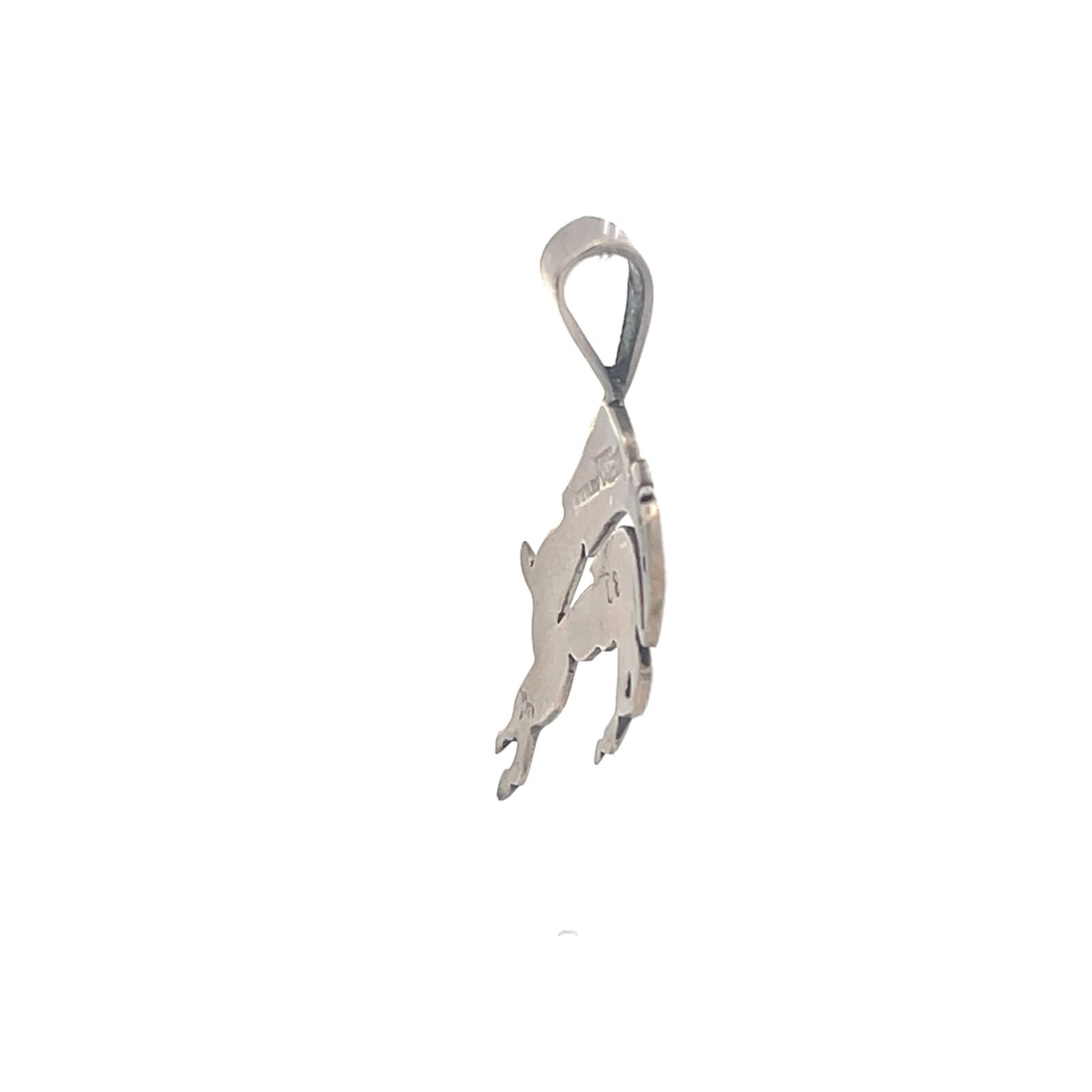 Sterling Silver Ray Tracy Knifewing Heartline Buffalo Pendant ...