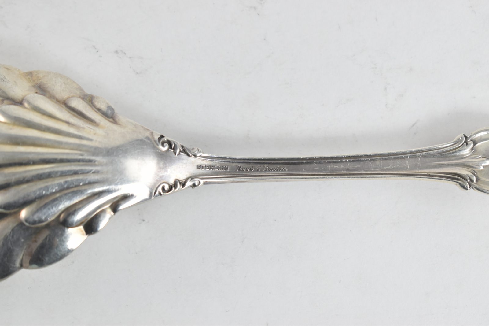 Sterling Silver Reed & Barton Marlborough Sugar Shell Spoon | Property Room