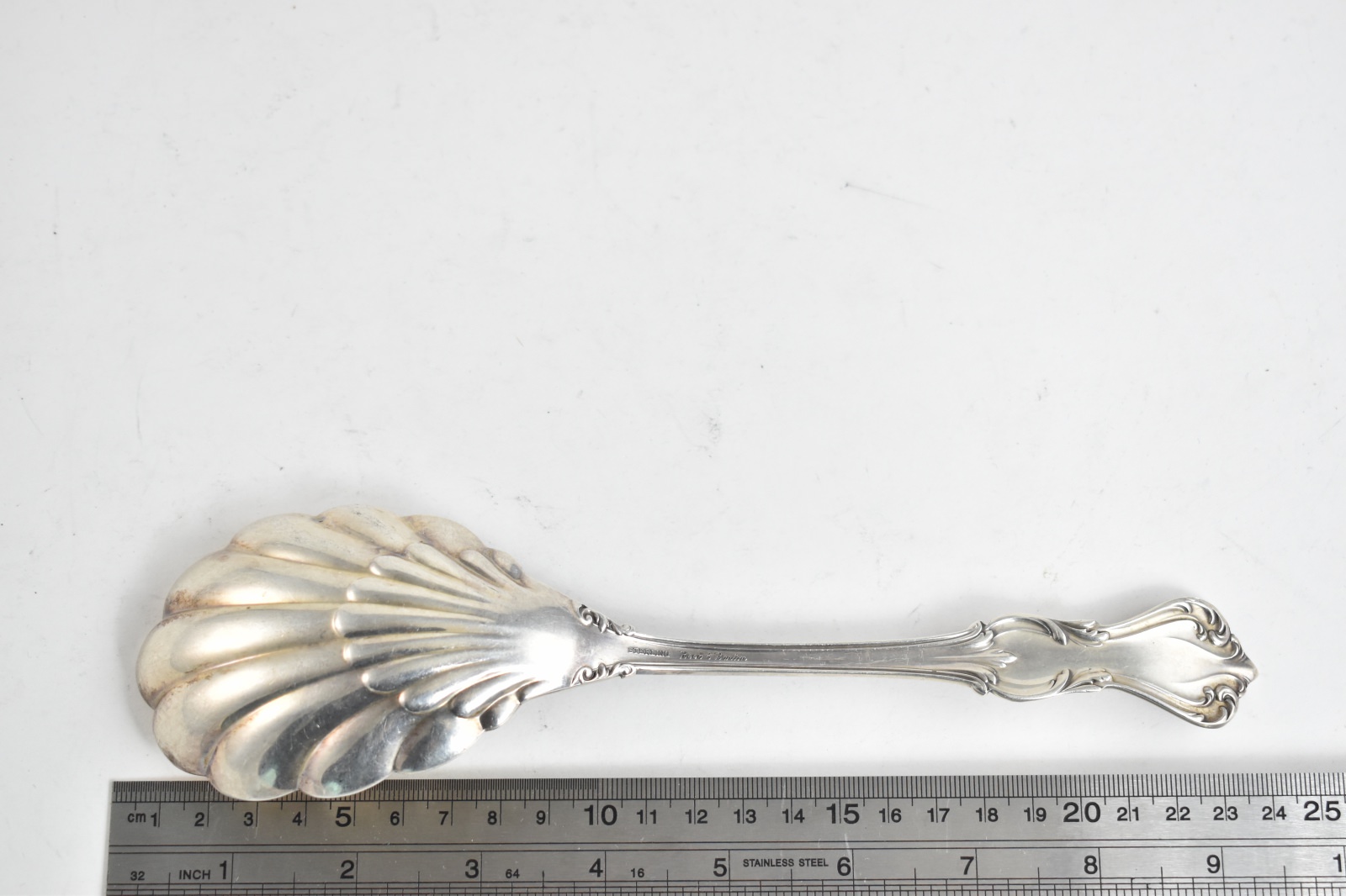 Sterling Silver Reed & Barton Marlborough Sugar Shell Spoon | Property Room