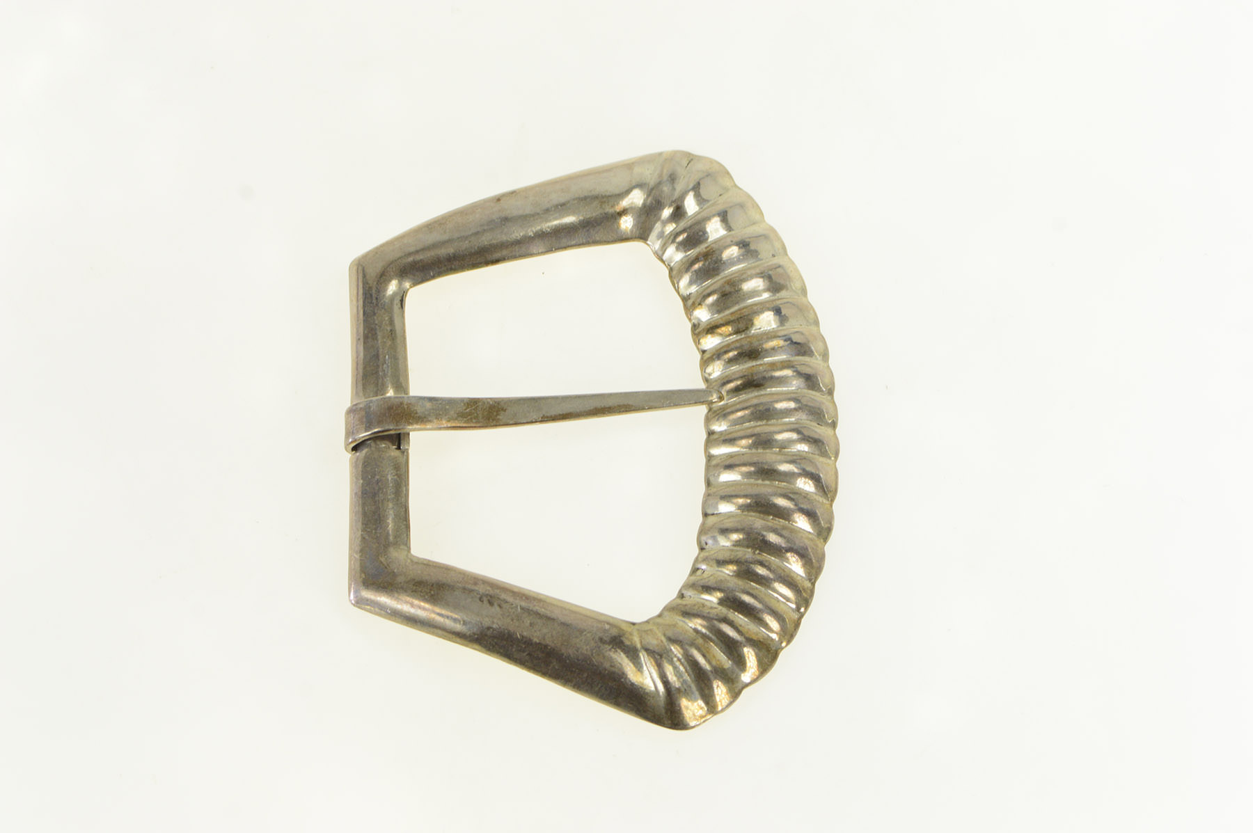 Sterling Silver Scalloped Ornate Southwestern Belt Buckle | Property Room
