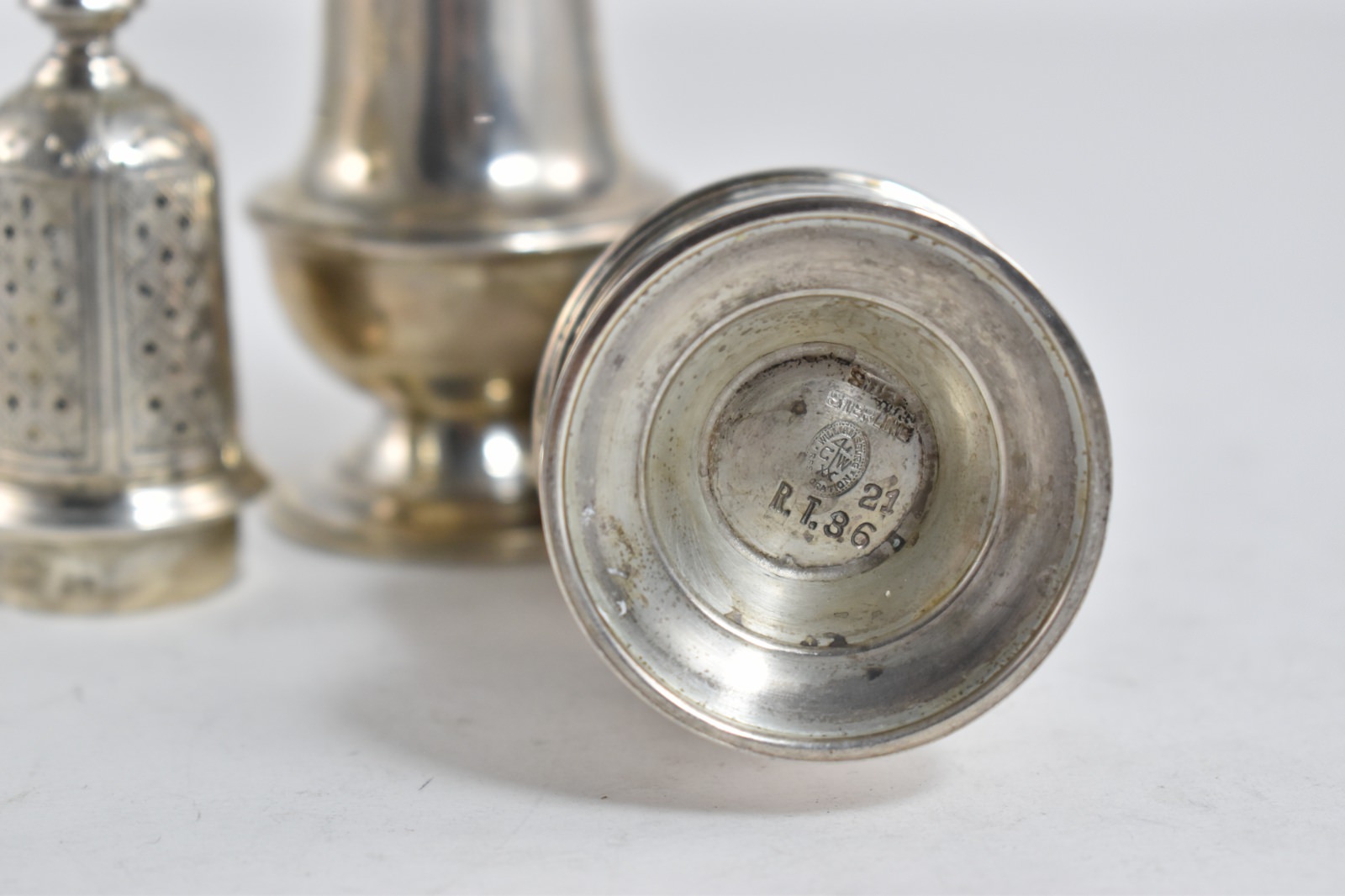 Sterling Silver Stieff Williamsburg Restoration Salt & Pepper Shaker ...