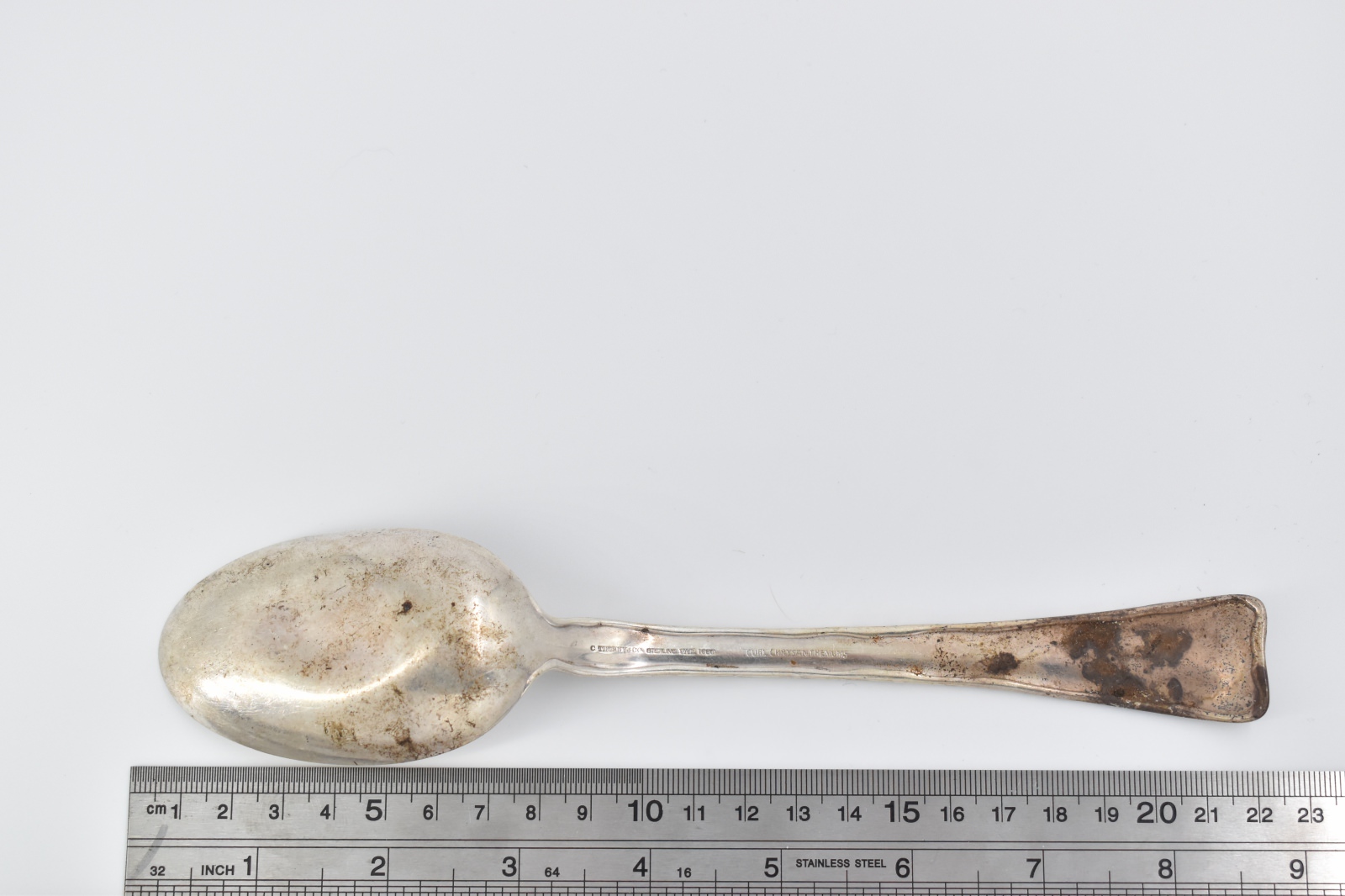 Sterling Silver Tiffany & Co Lap Over Edge Large Serving Spoon 8.25 ...