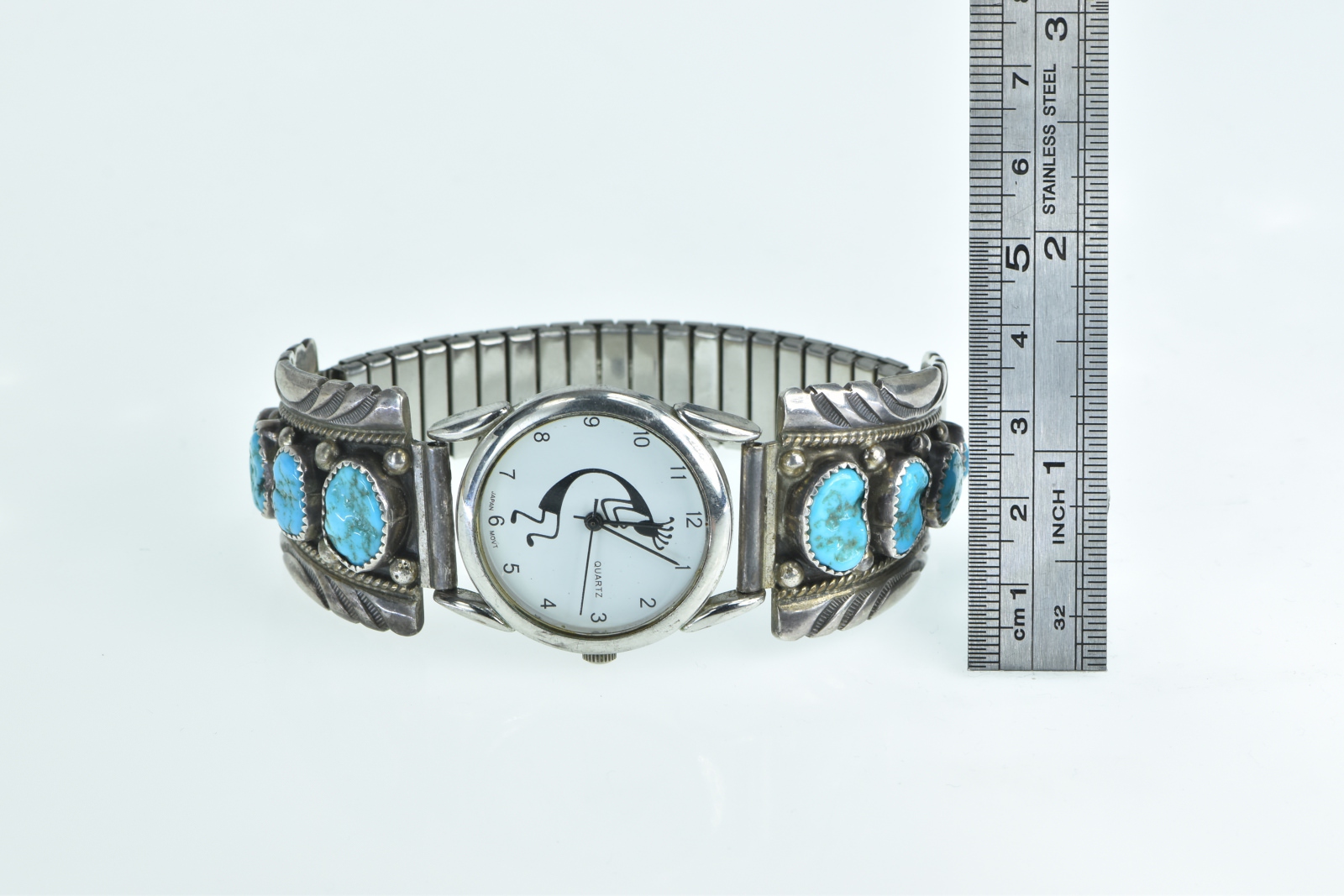 Thomas Francisco Turquoise Kokopeli Vintage Watch - Men's | Property Room
