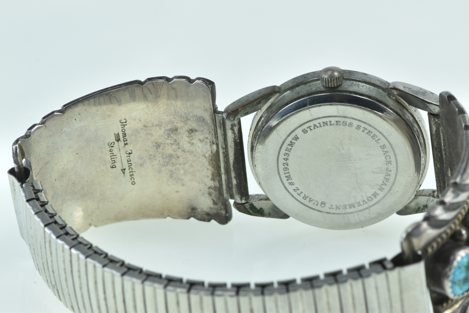 Thomas Francisco Turquoise Kokopeli Vintage Watch - Men's | Property Room