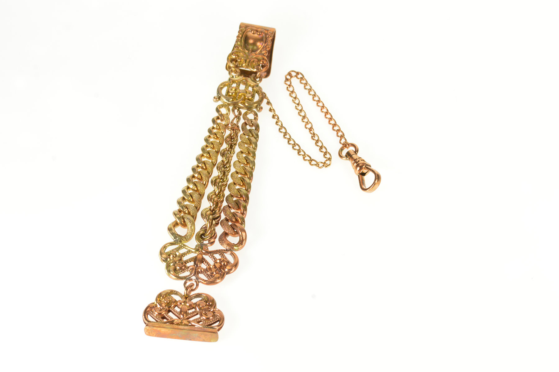 Victorian Ornate Scrollwork Chain Watch Fob | Property Room